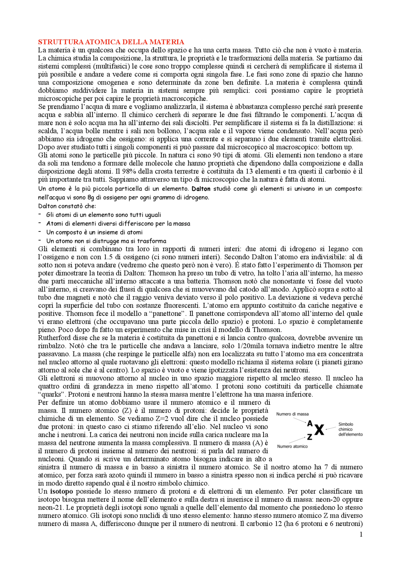Appunti Ben Fatti Di Chimica Docsity
