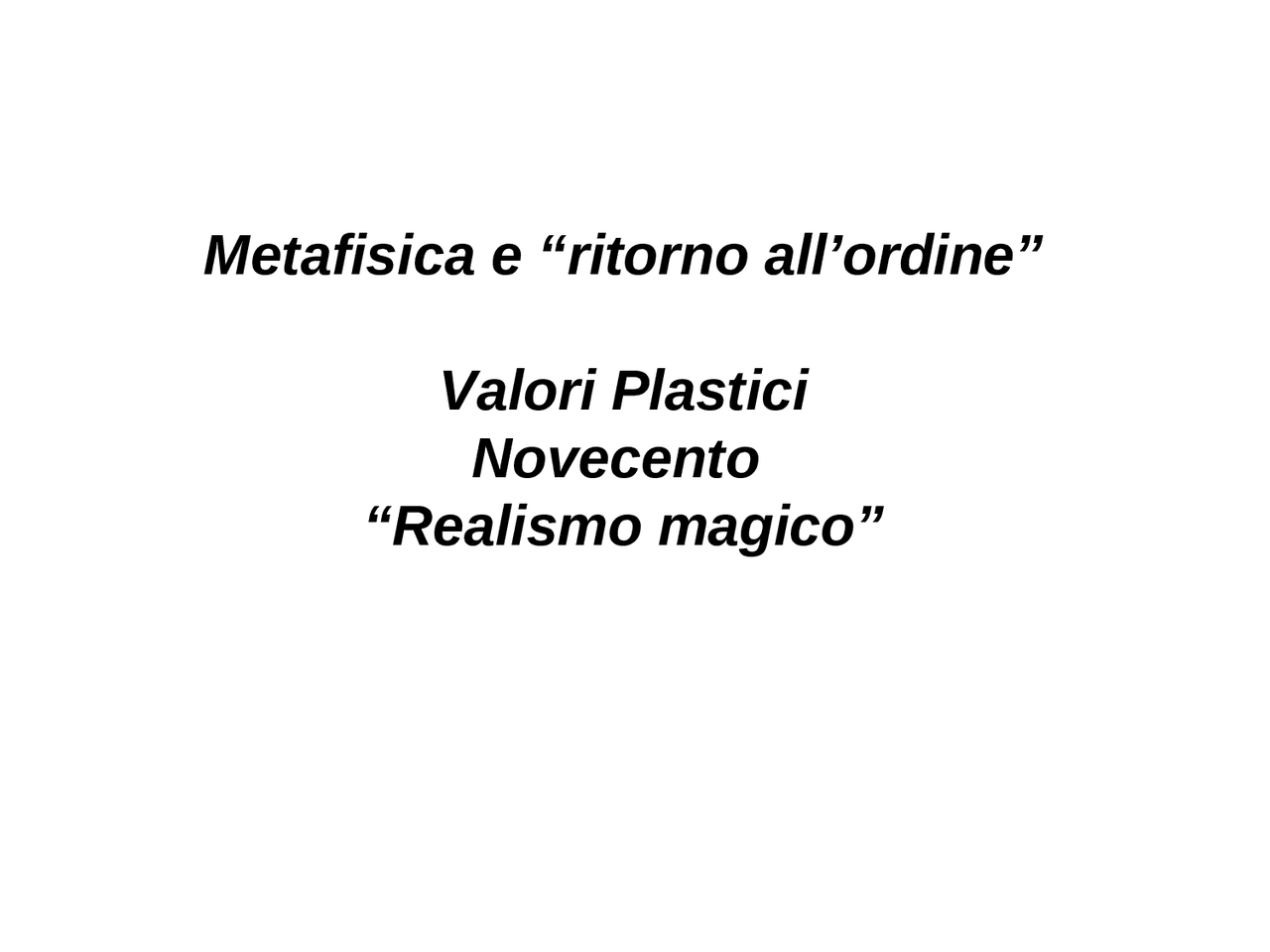 Slide Lepoca Del Ritorno Allordine Docsity