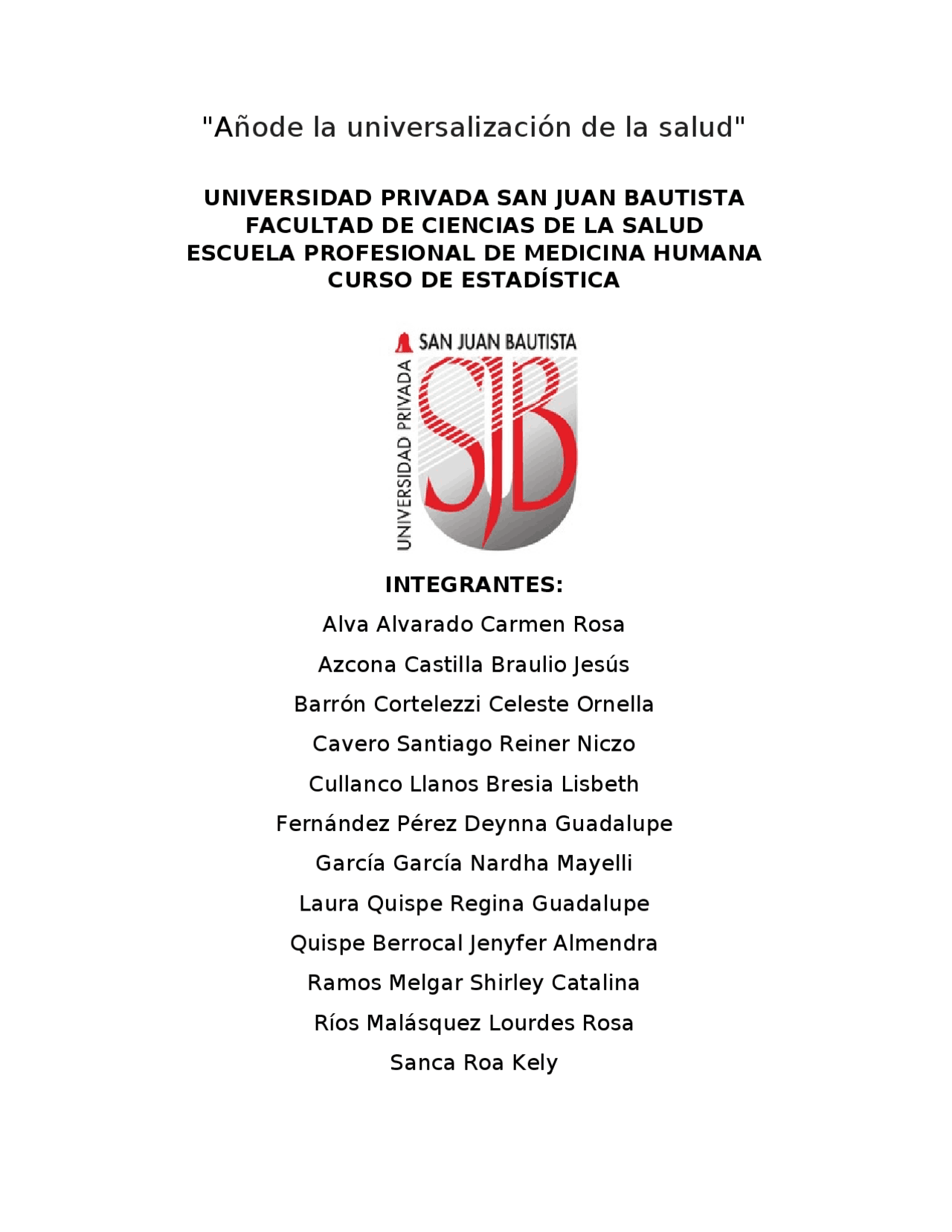 Métodos Estadísticos Docsity