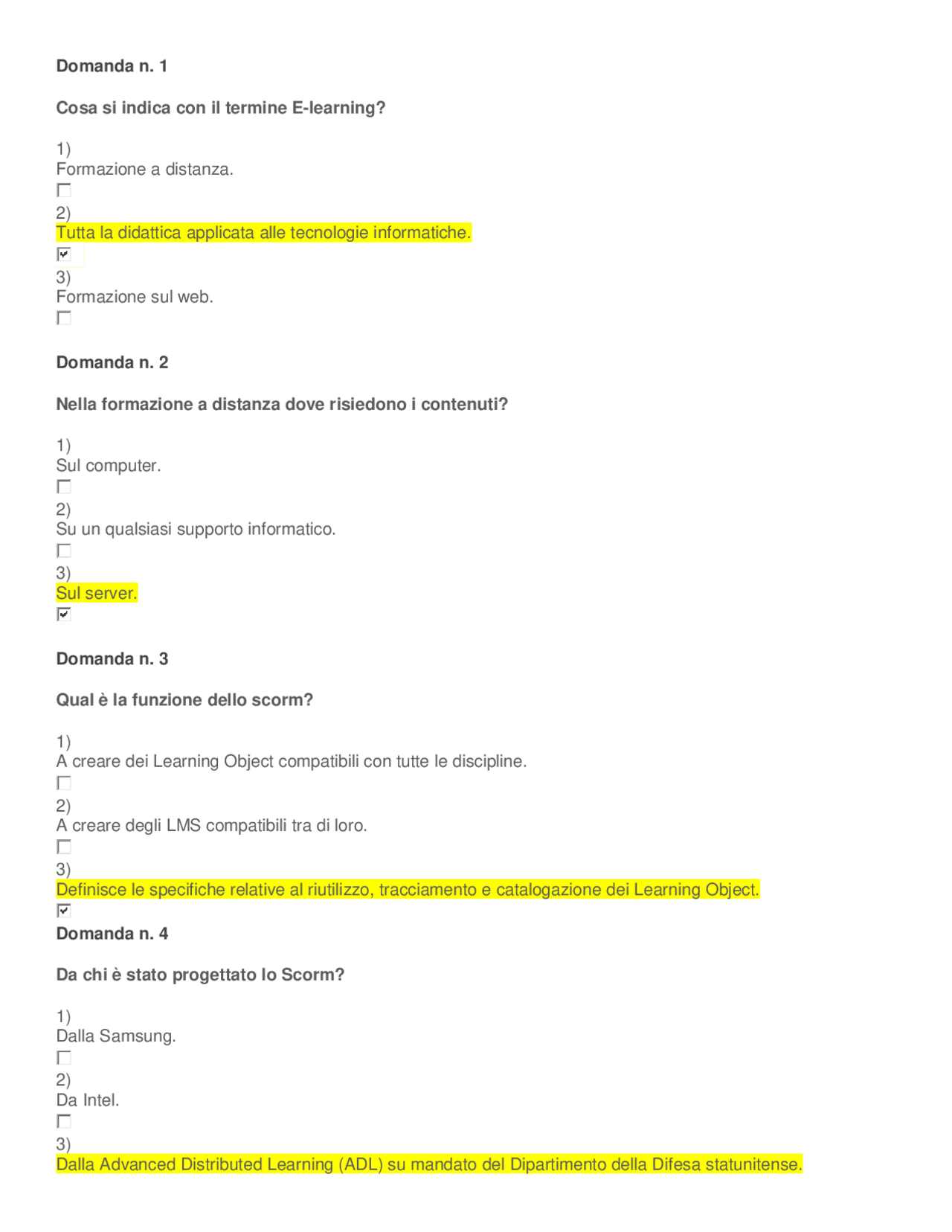 3 Test Tablet Eipass Con Risposte Docsity