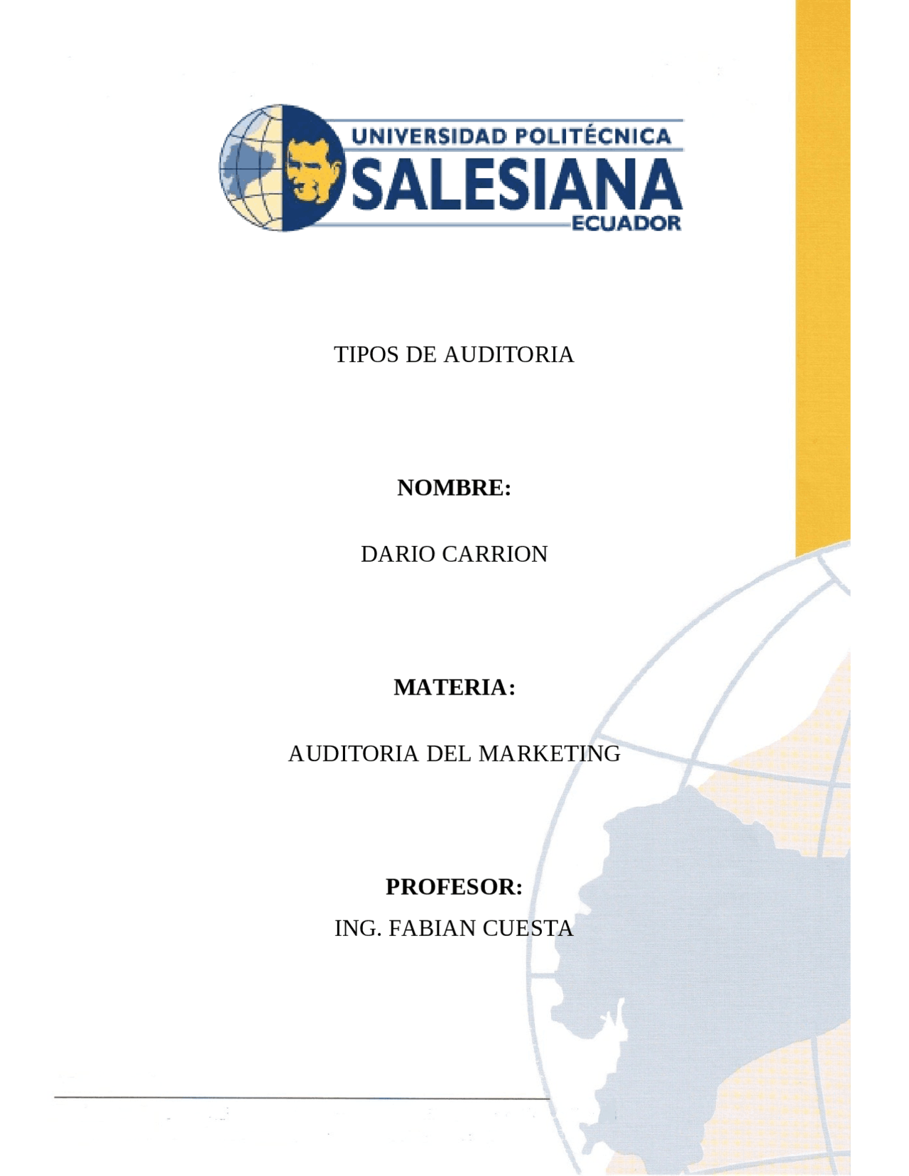 Tipos De Auditorias En Empresas Resúmenes De Auditoría Docsity