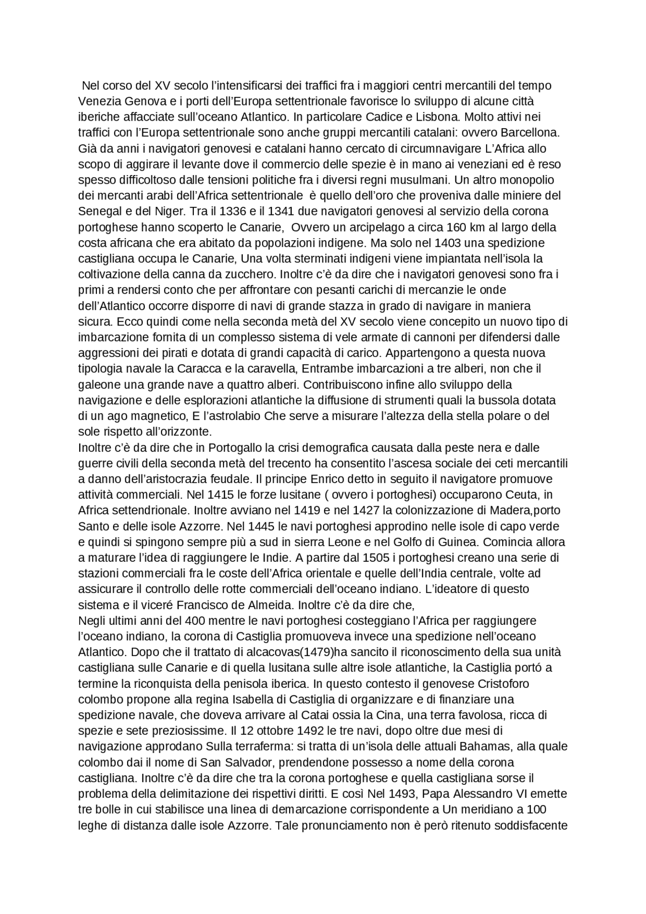 Storia Moderna Riassunto Docsity