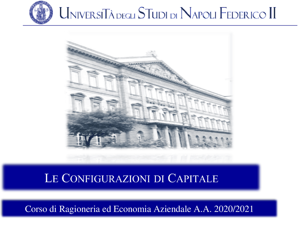 Configurazioni Di Capitale Docsity