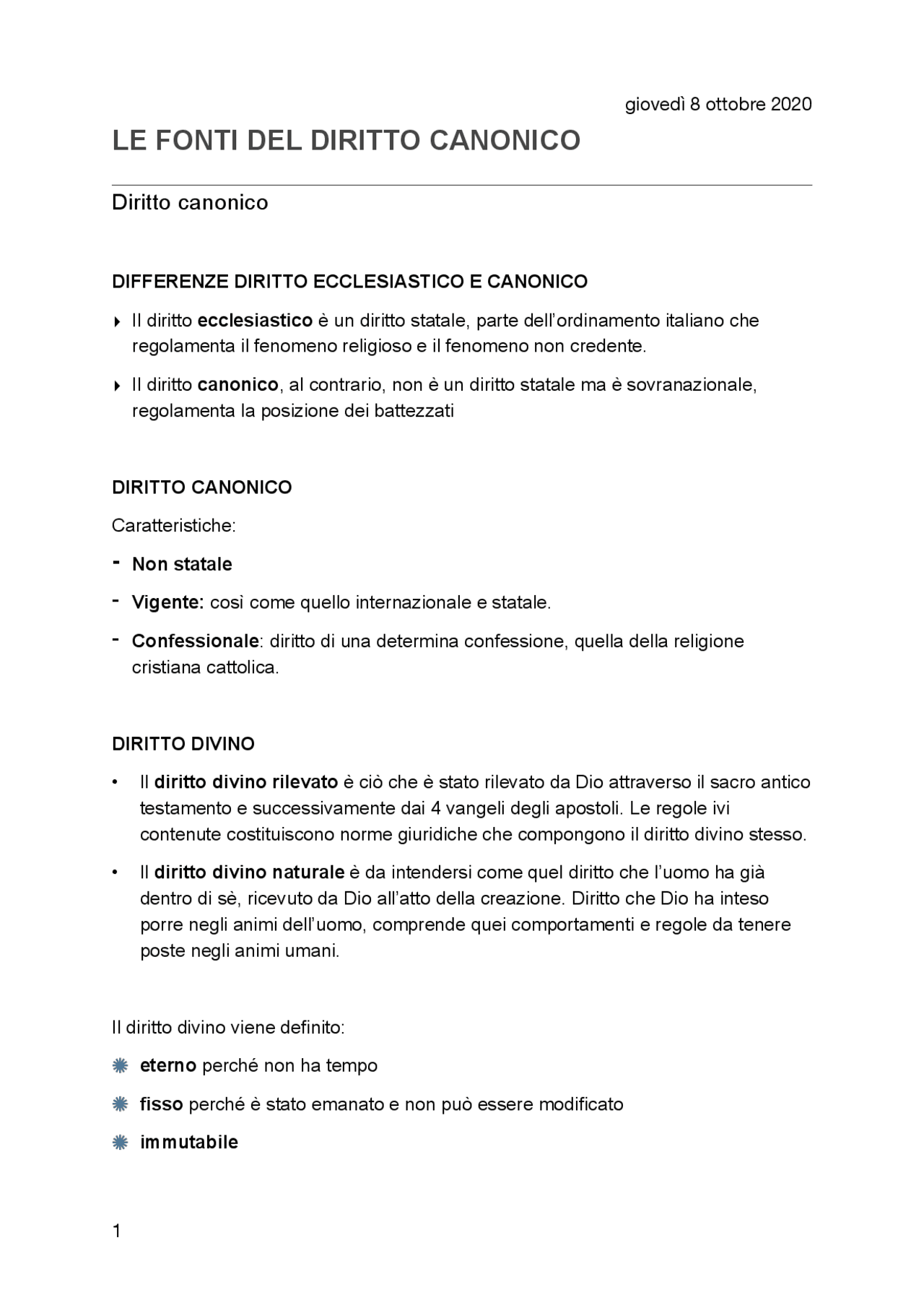 Le Fonti Del Diritto Canonico Docsity