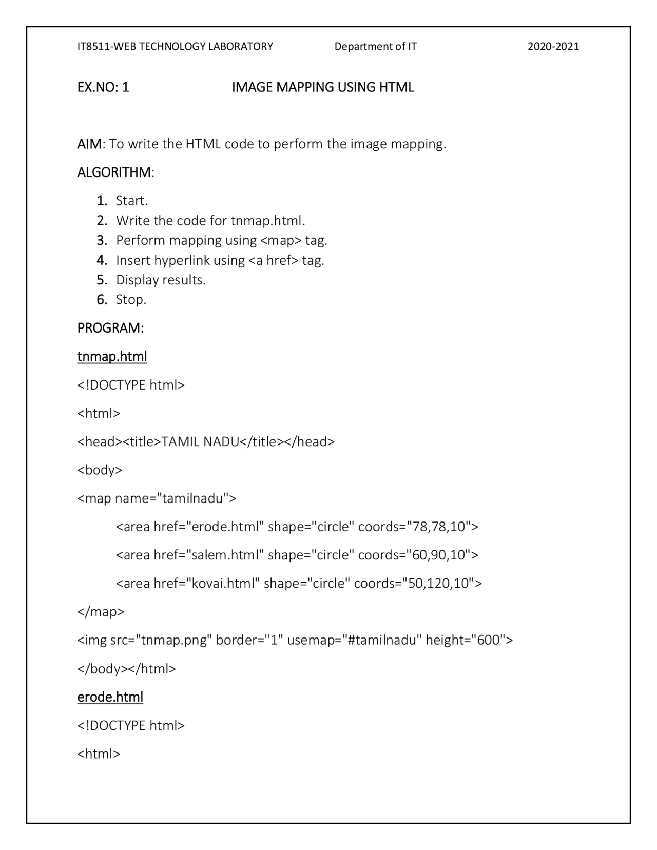 Web Technology Laboratory Lab Reports Web Design And Development Docsity 4136