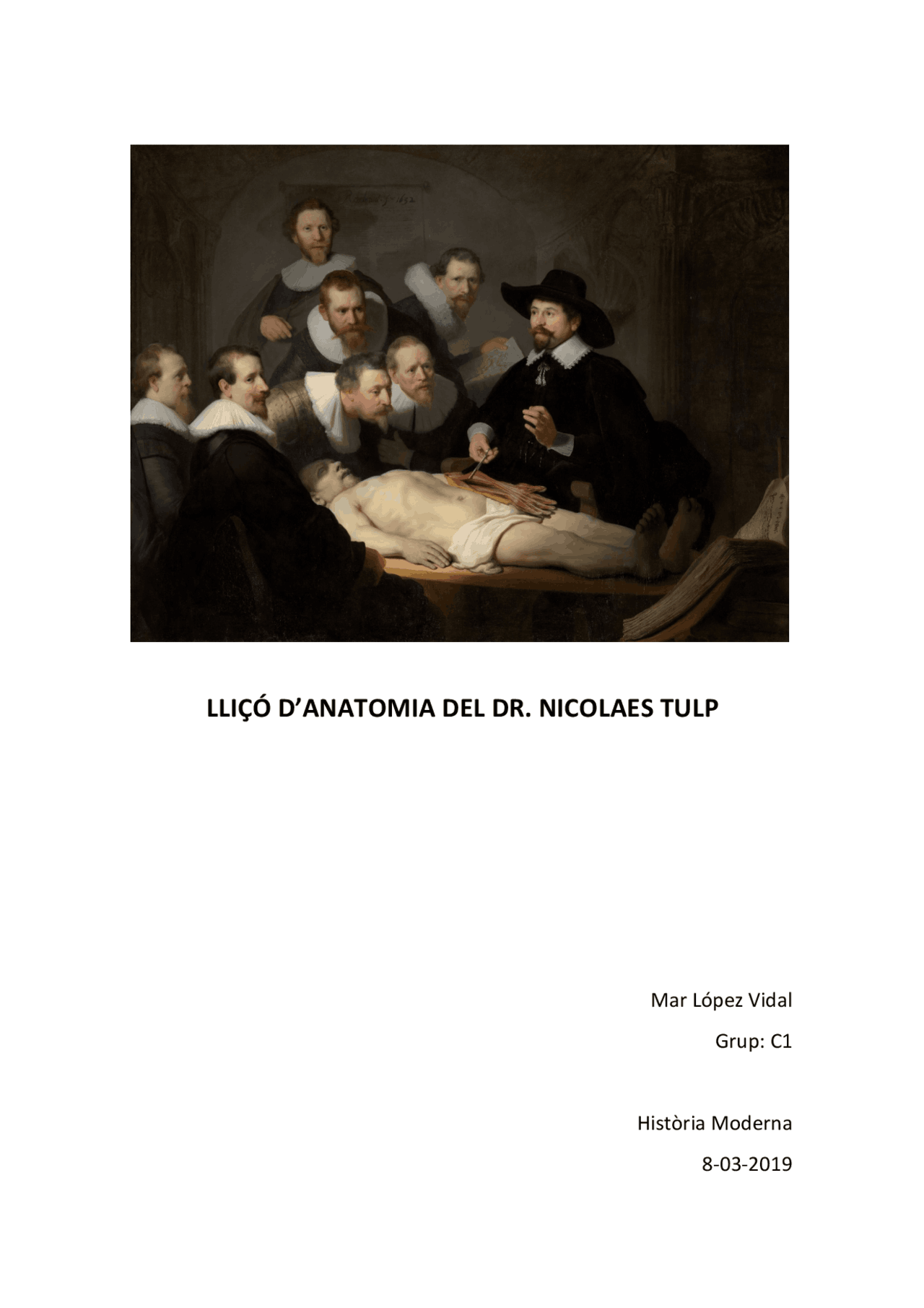 Treball Historia Moderna - Docsity