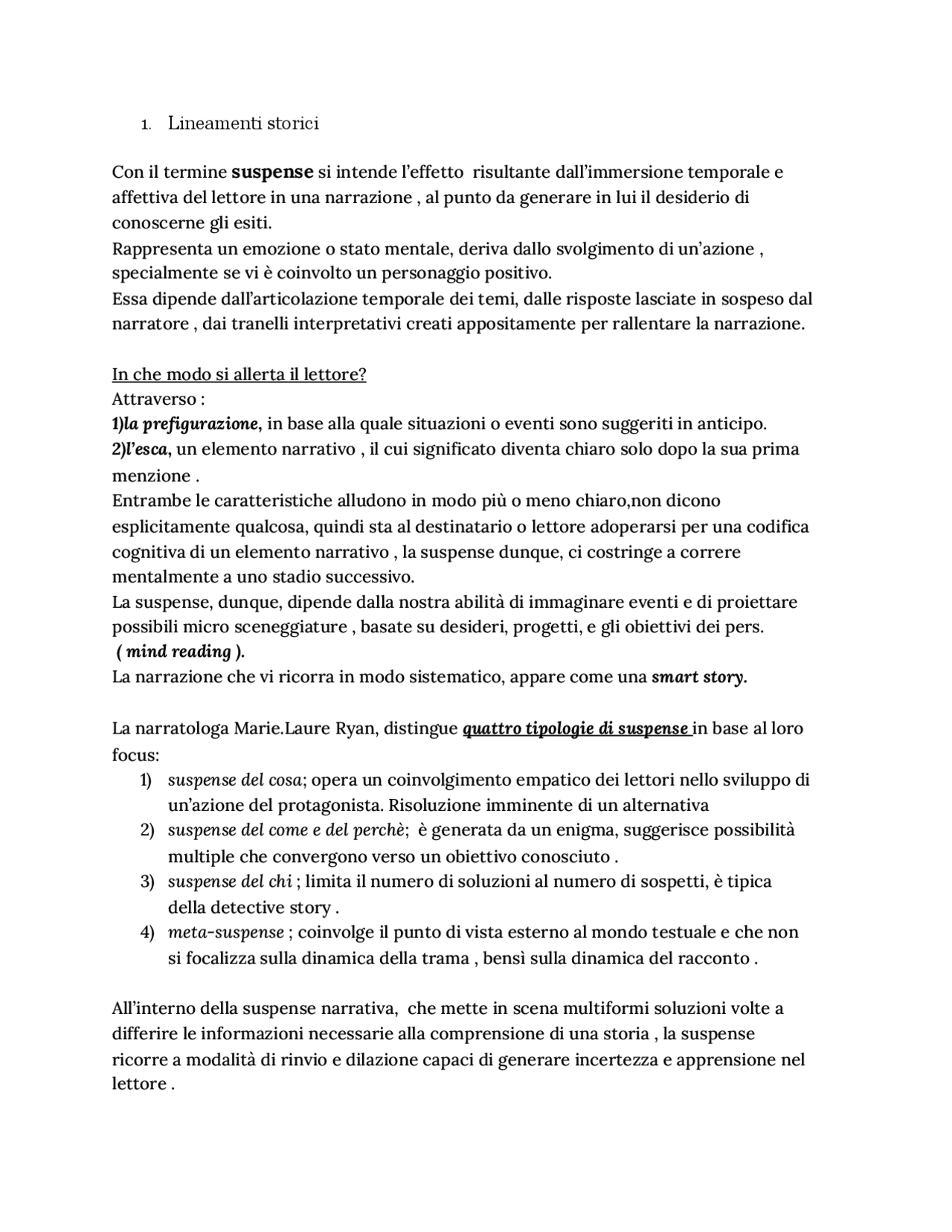 La Suspense Stefano Calabrese Sintesi Del Corso Di Semiotica Della