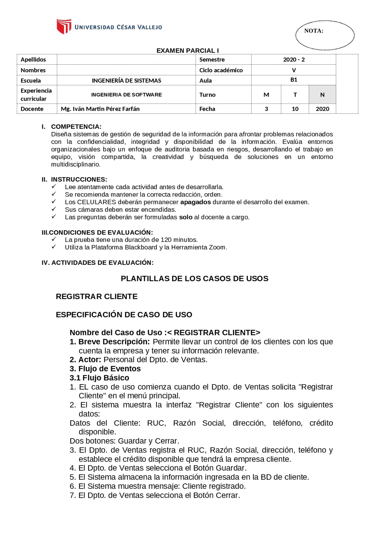 Solucion Ingenieria De Software Docsity