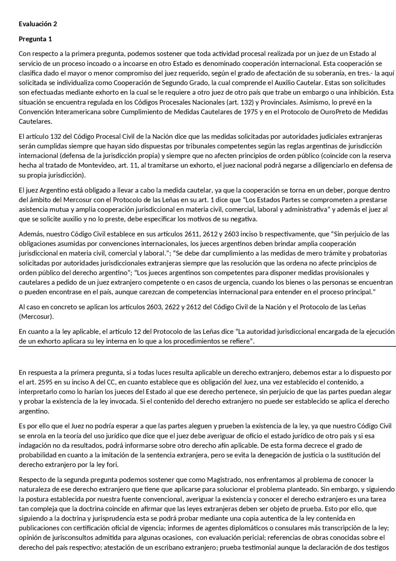Parcial 2 Der Internacional Privado Ubp Docsity