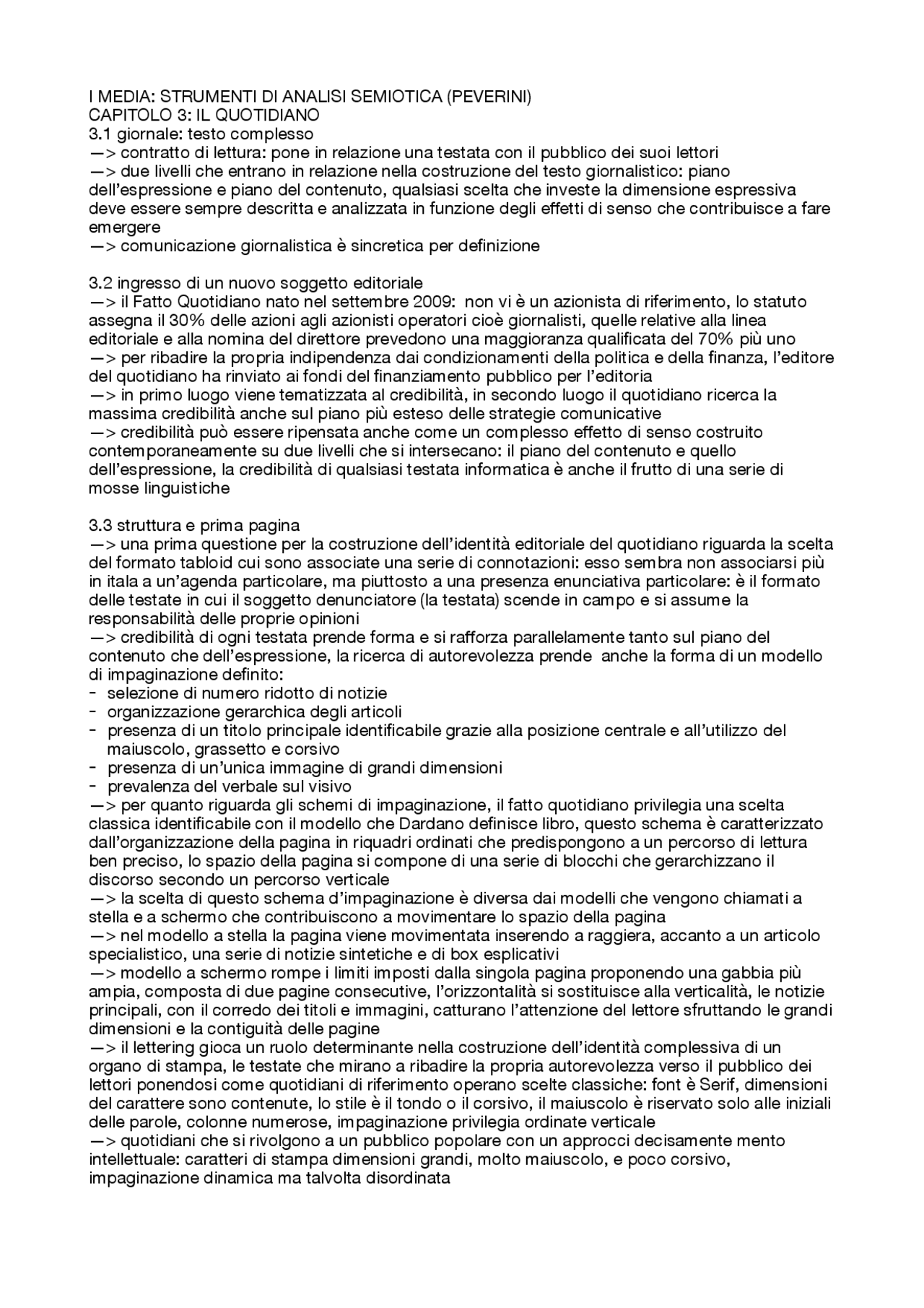 I Media Strumenti Di Analisi Semiotica Docsity