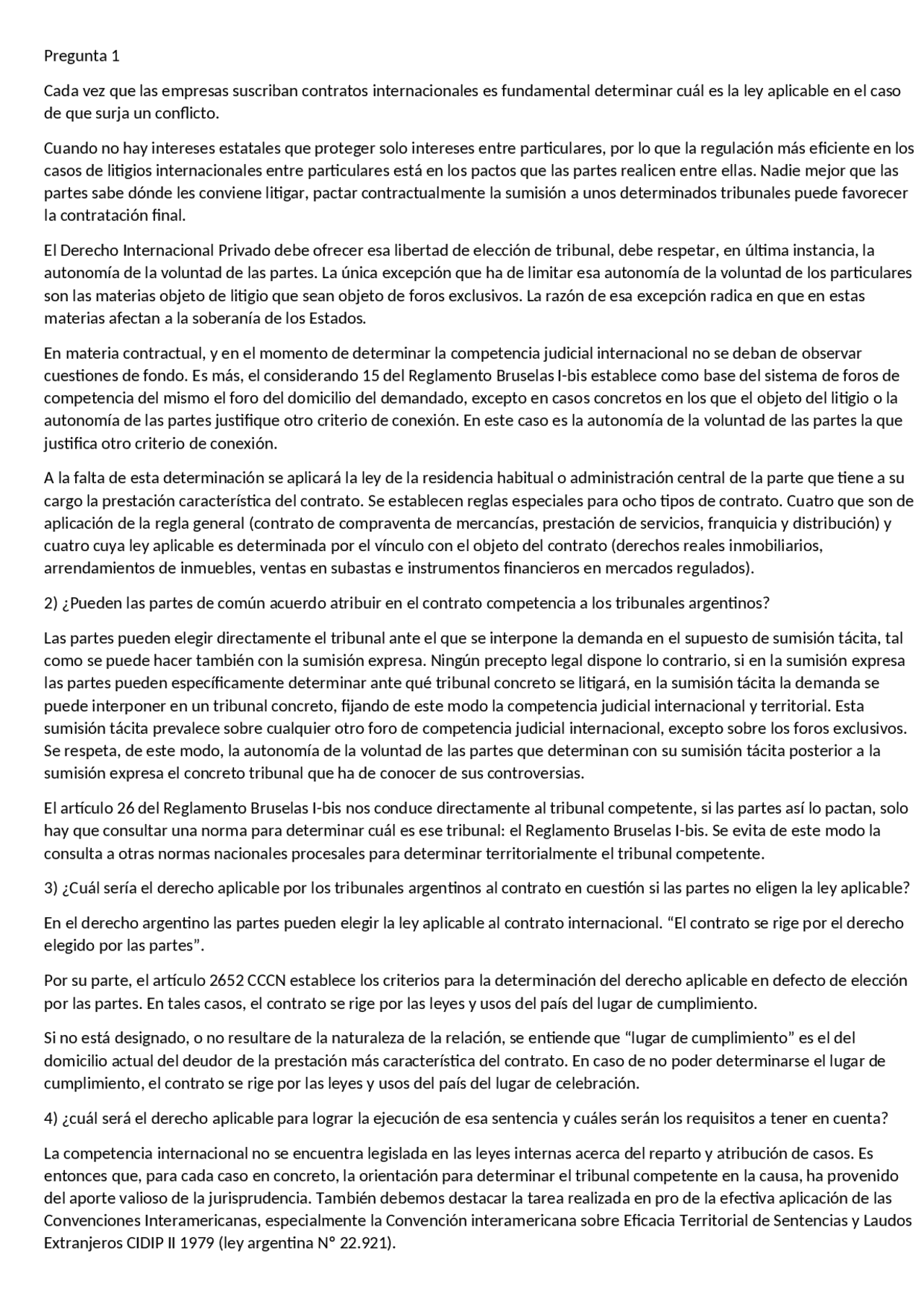 Parcial 4 Der Internacional Privado Ubp Docsity
