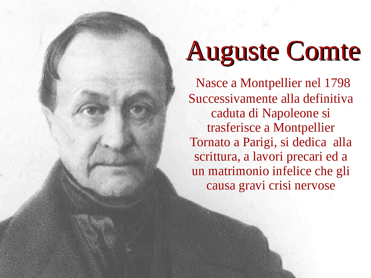 Auguste Comte E Friedrich Nietzsche Docsity