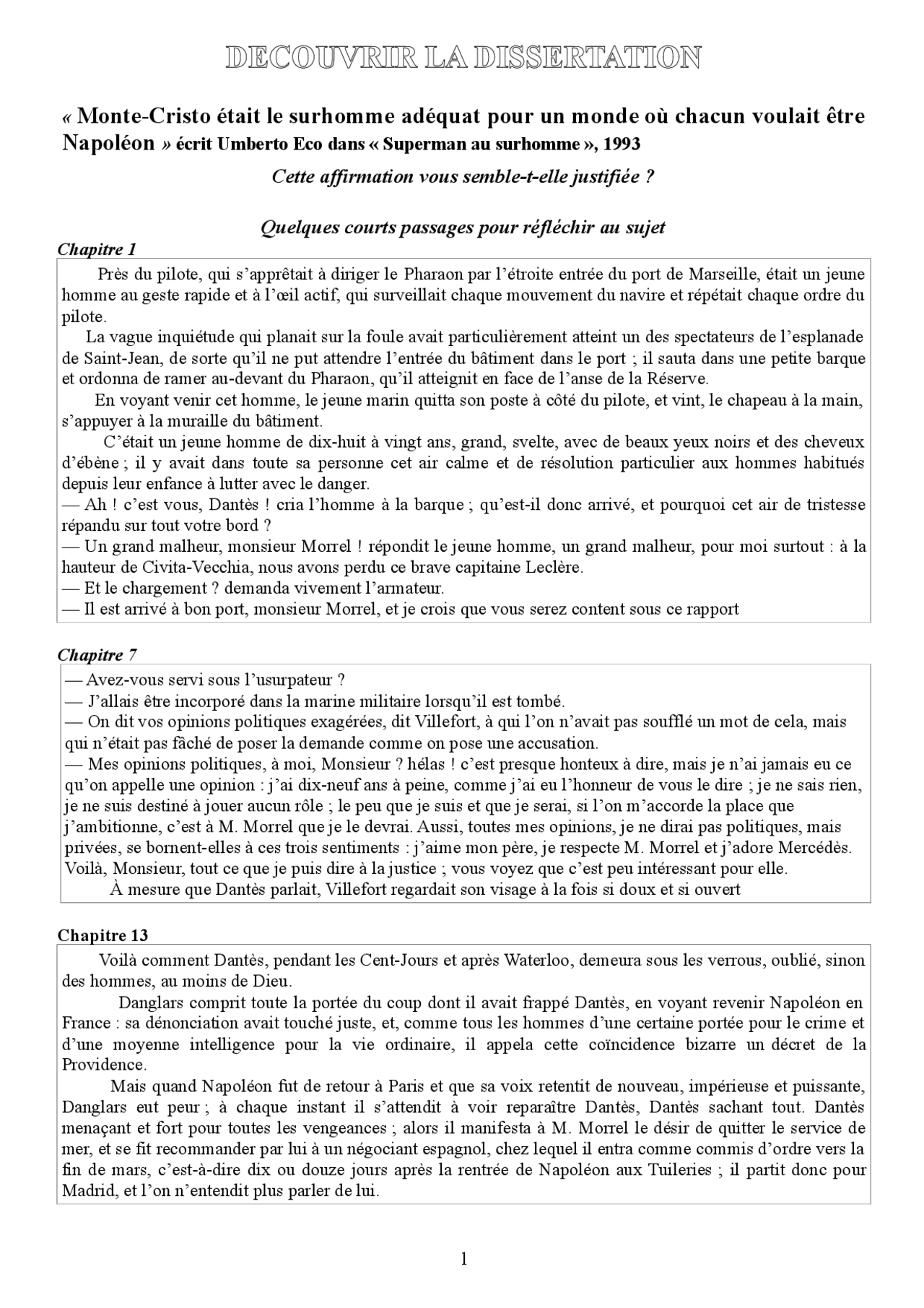 Comment faire une Dissertations - Docsity