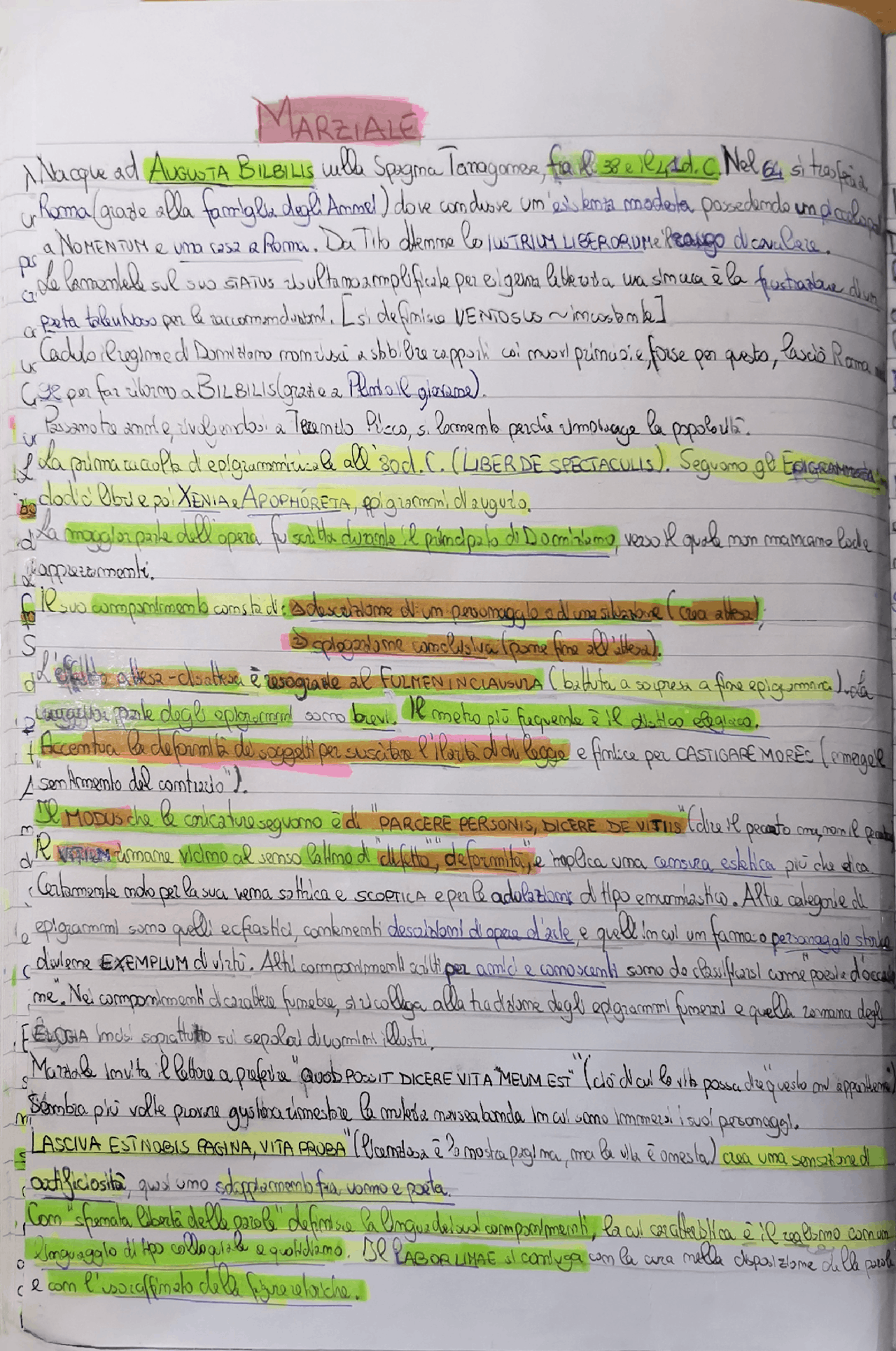Marziale Vita Opere E Poetica Docsity
