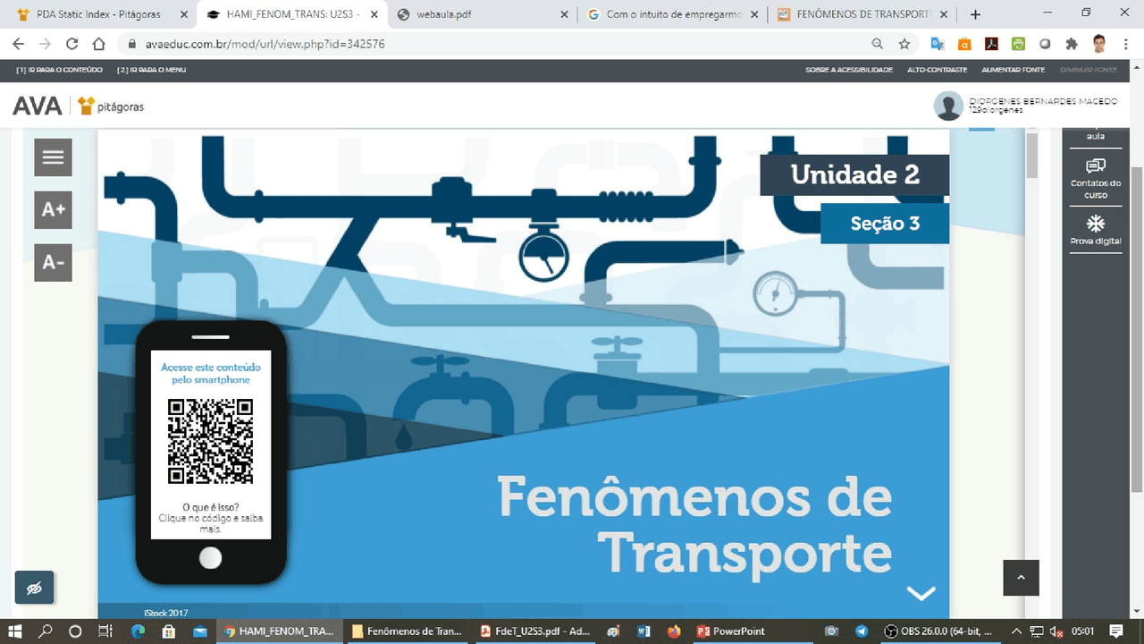 Webaula Fenômenos De Transportes Docsity
