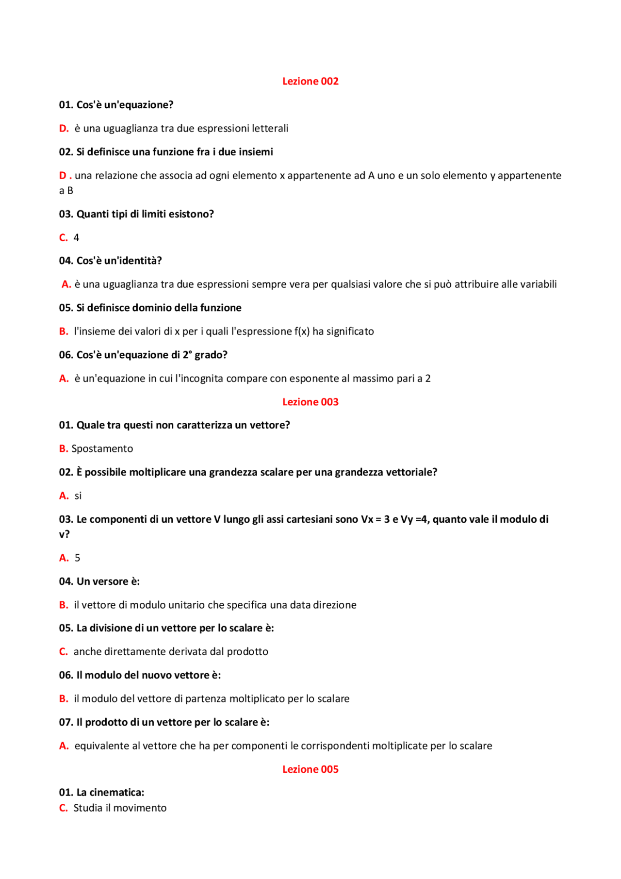 Paniere Biomeccanica Aperte E Chiuse Docsity