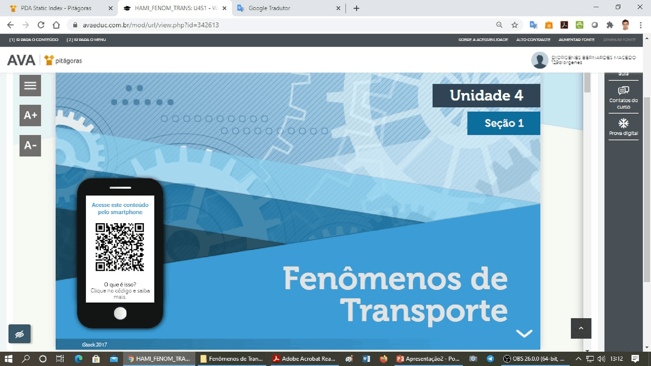 Webaula Fenômenos De Transportes Docsity
