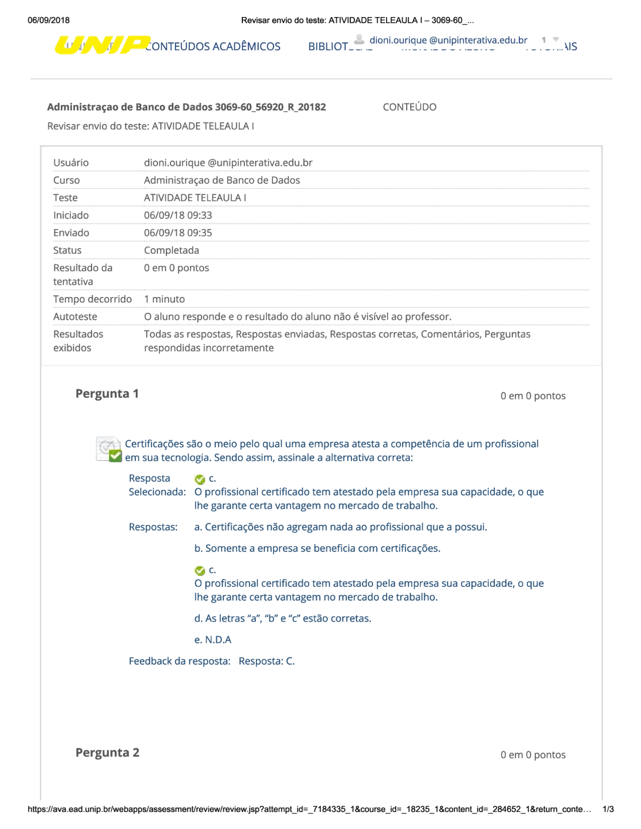 Administração De Banco De Dados Docsity