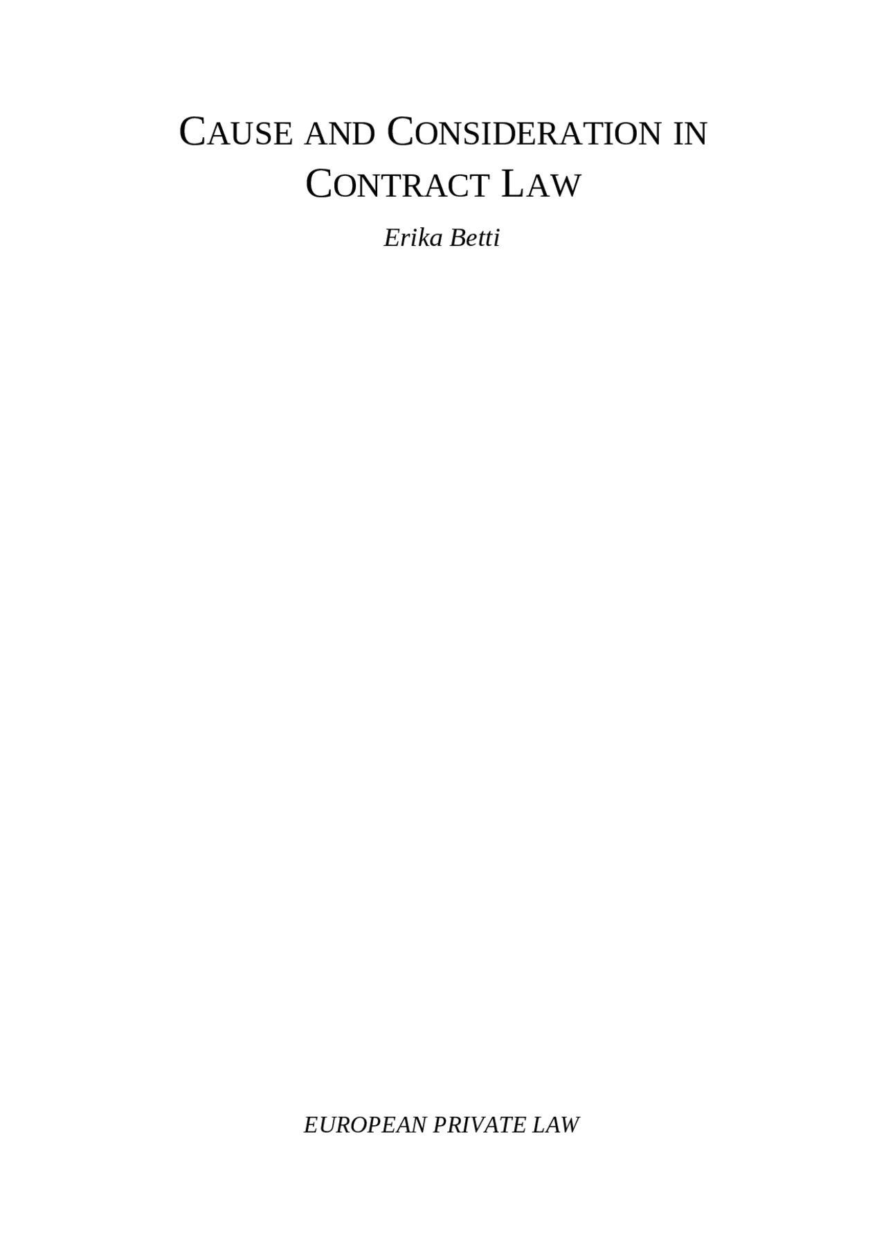 Cause And Consideration In Contract Law Docsity cause-and-consideration-in-contract-law-docsity