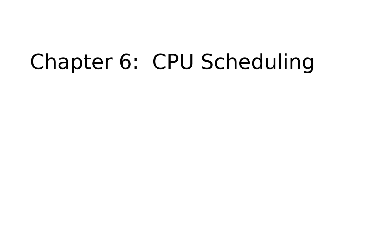 Operating System Os Operating Docsity