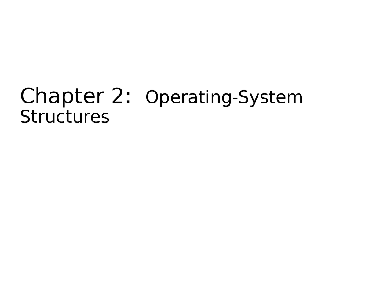Operating System Os Operating Docsity
