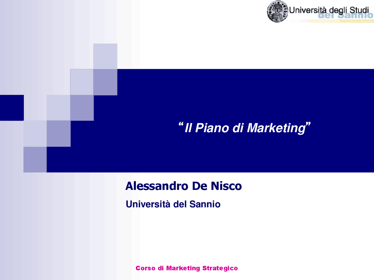 Marketing Strategico Docsity