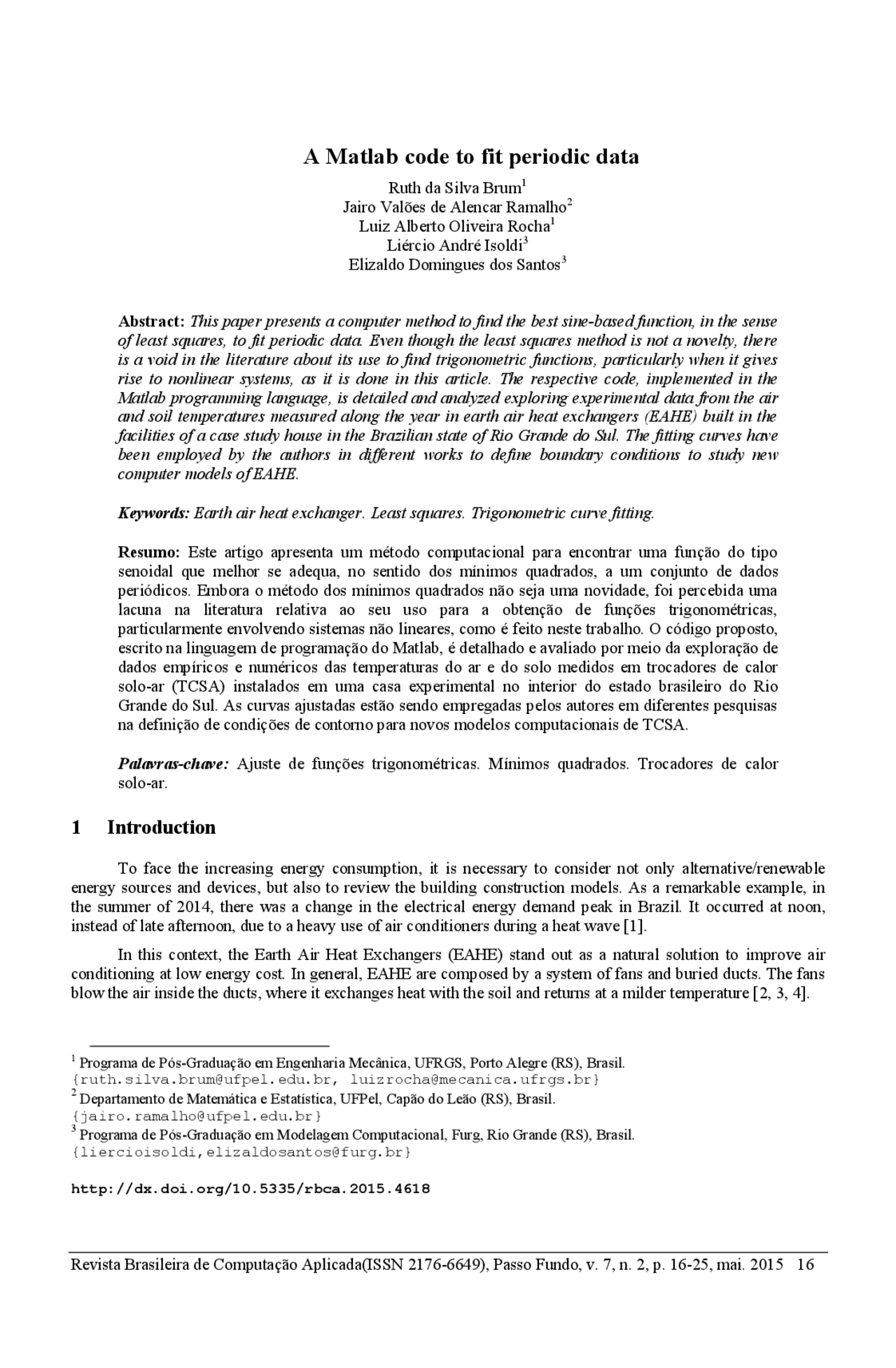 A Matlab Code To Fit Periodic Data Docsity