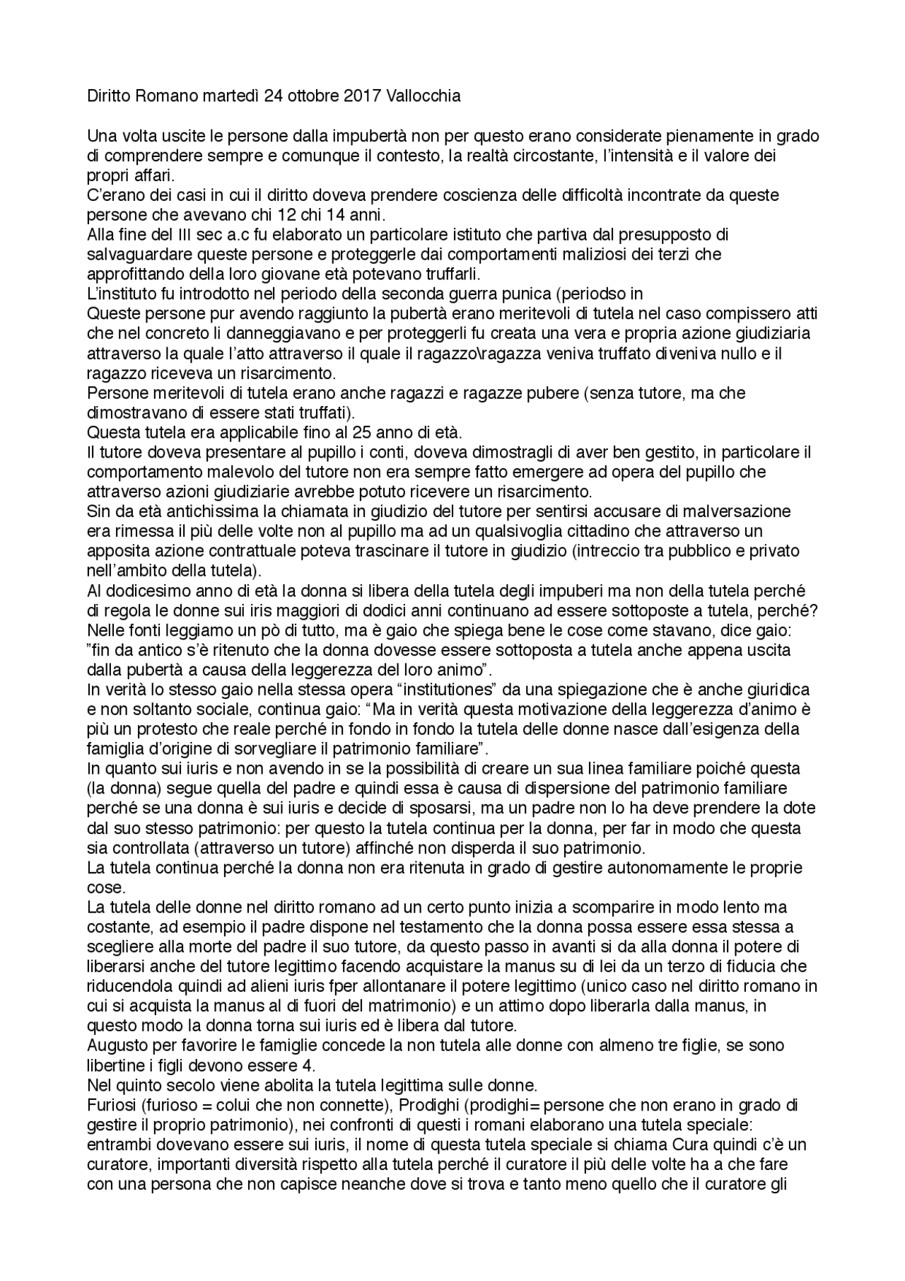 Appunti Diritto Romano Docsity