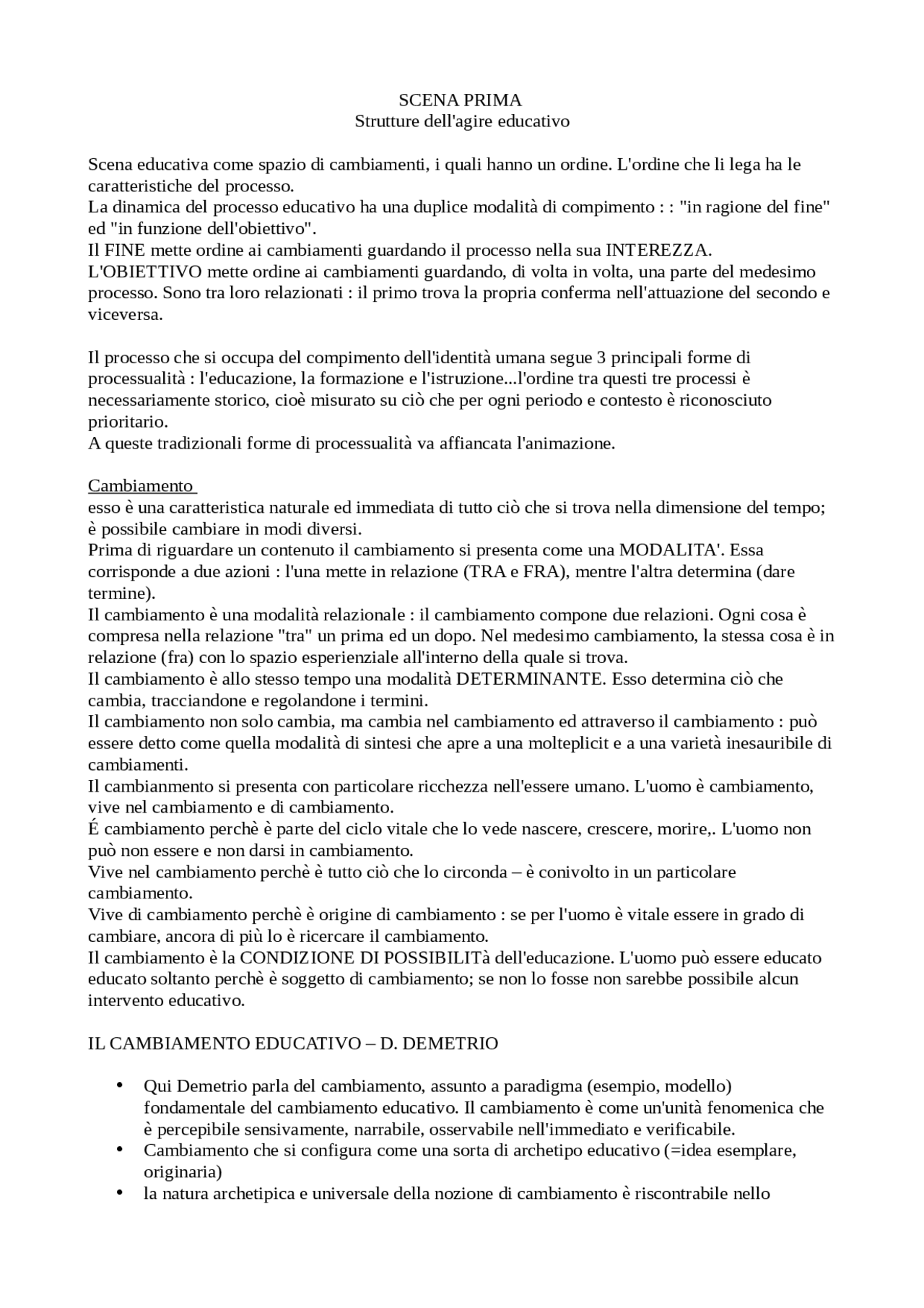 Capire Leducazione Nosari Riassunto Docsity