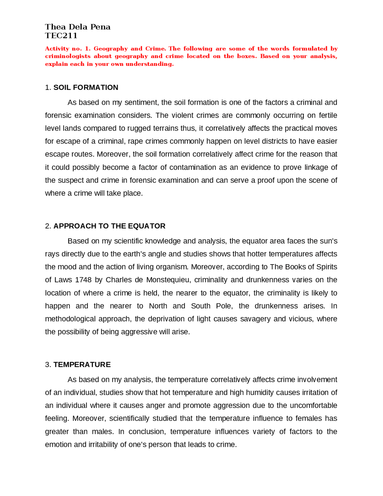 Introduction To Criminology Geography And Crime Correlation
