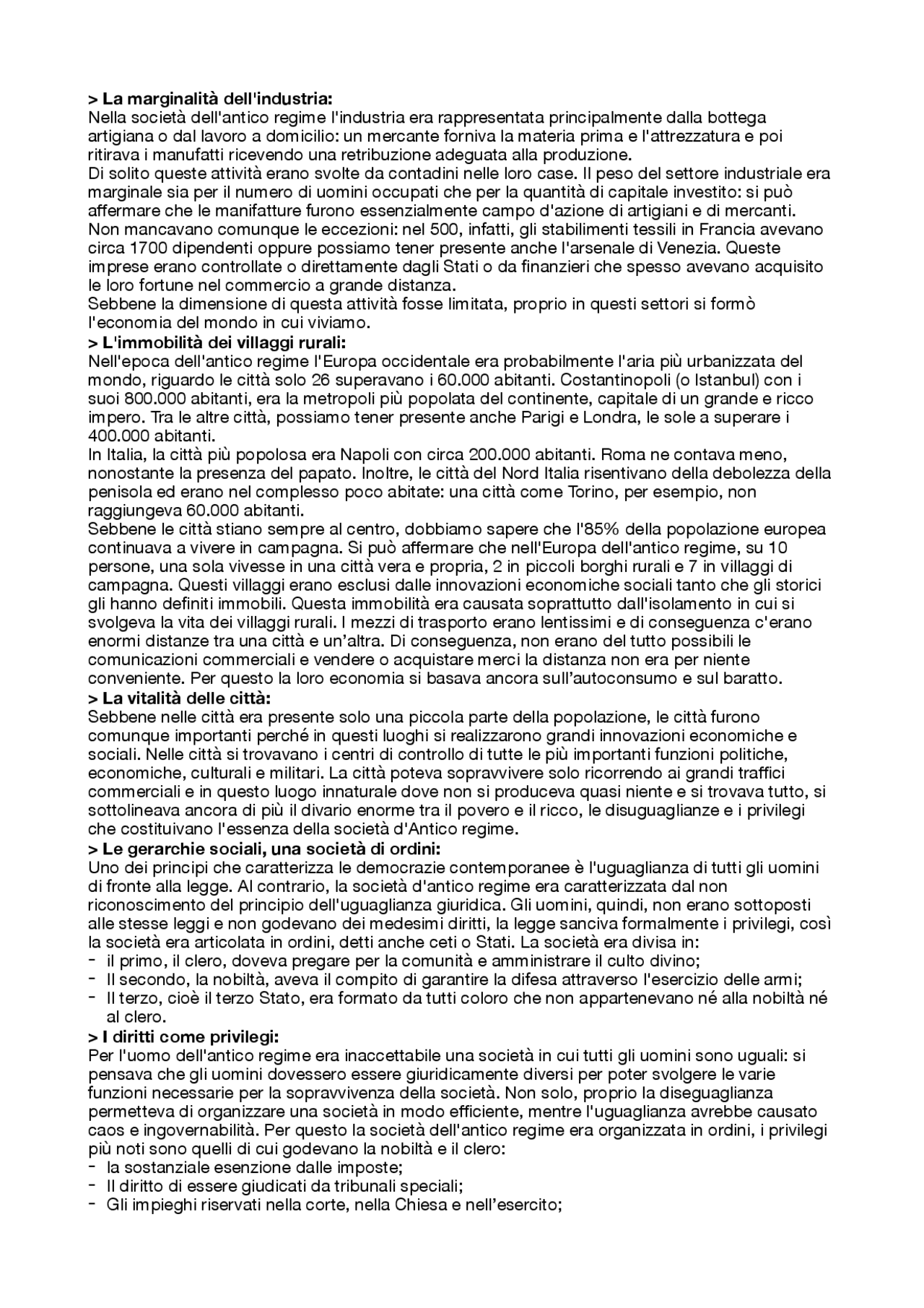 Assolutismo 600 700 In Storia Docsity