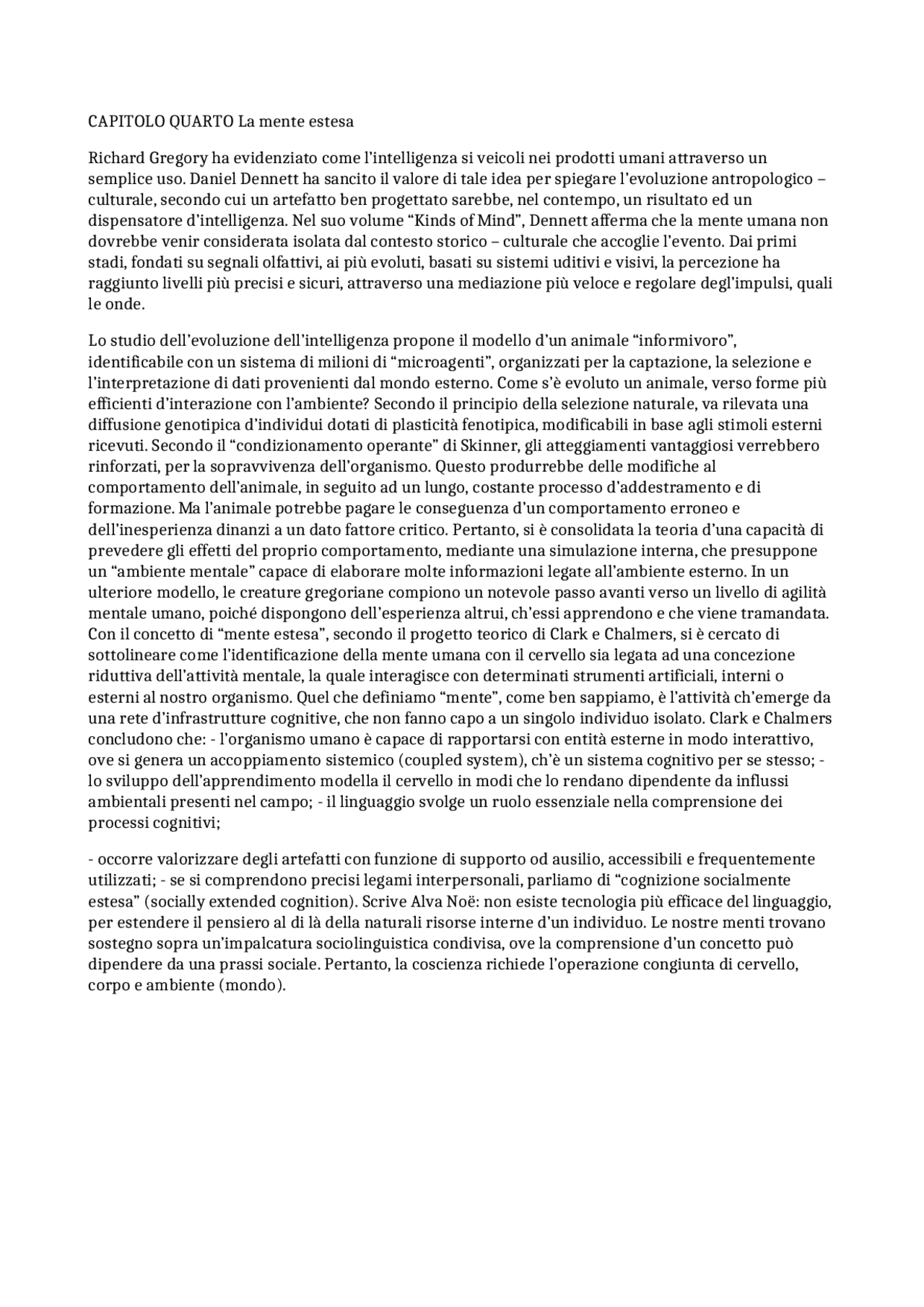 Filosofia Teoretica Riassunto Docsity