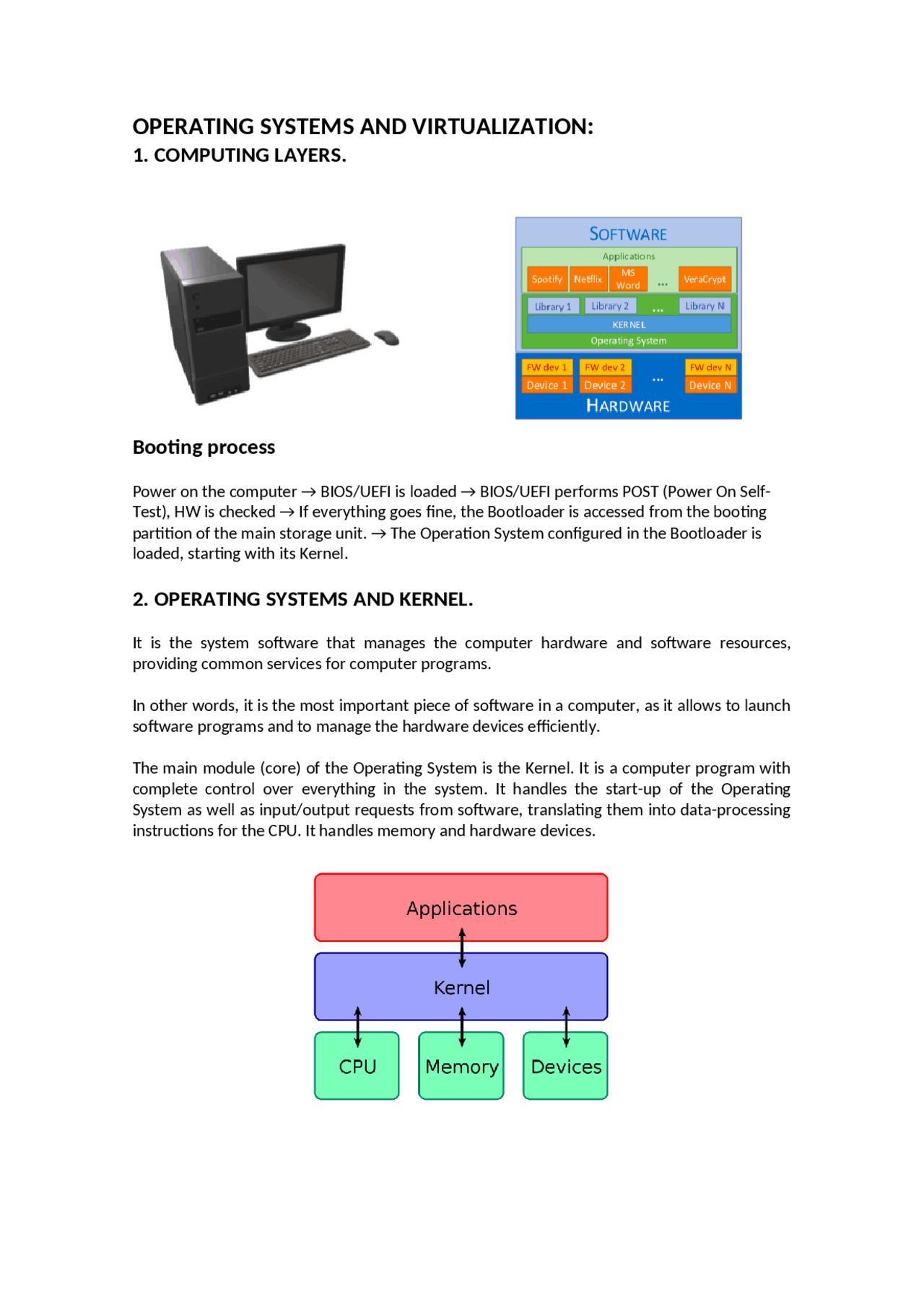 Basics information technologies - Docsity