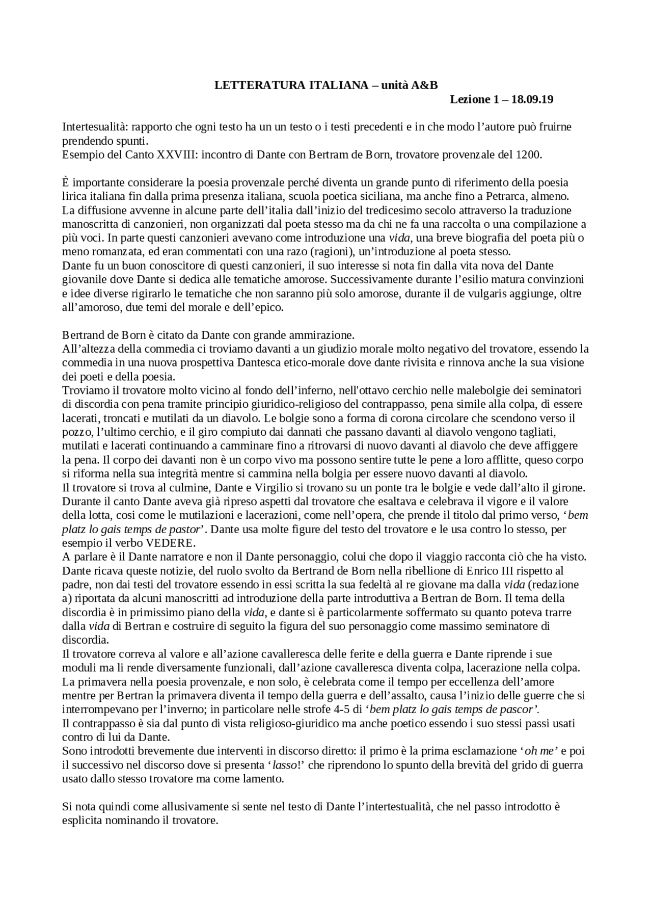 Appunti Modulo Ab Cabrini 20192020 Docsity