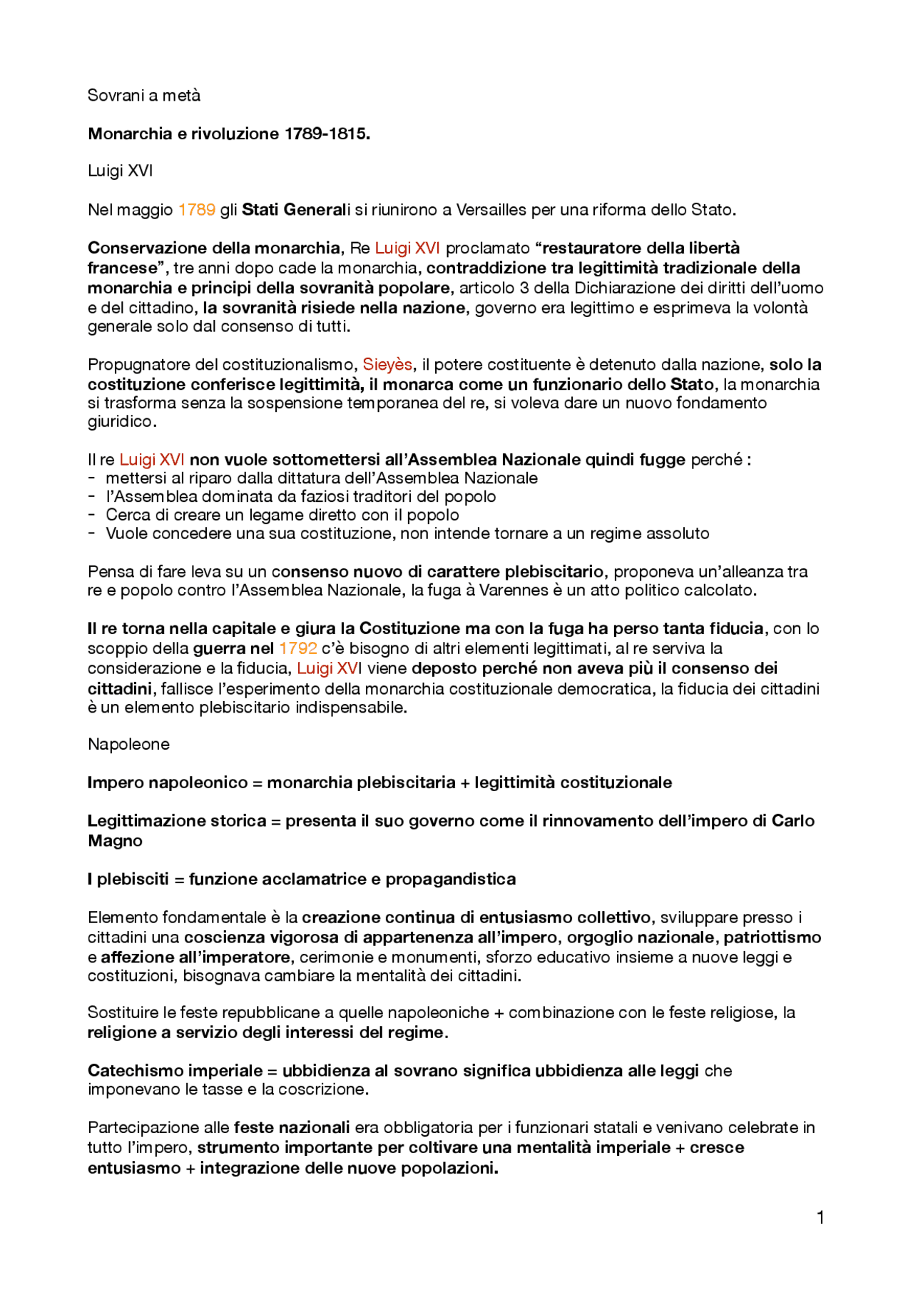 Riassunto Monarchia E Repubblica Ridolfi Tesoro Docsity