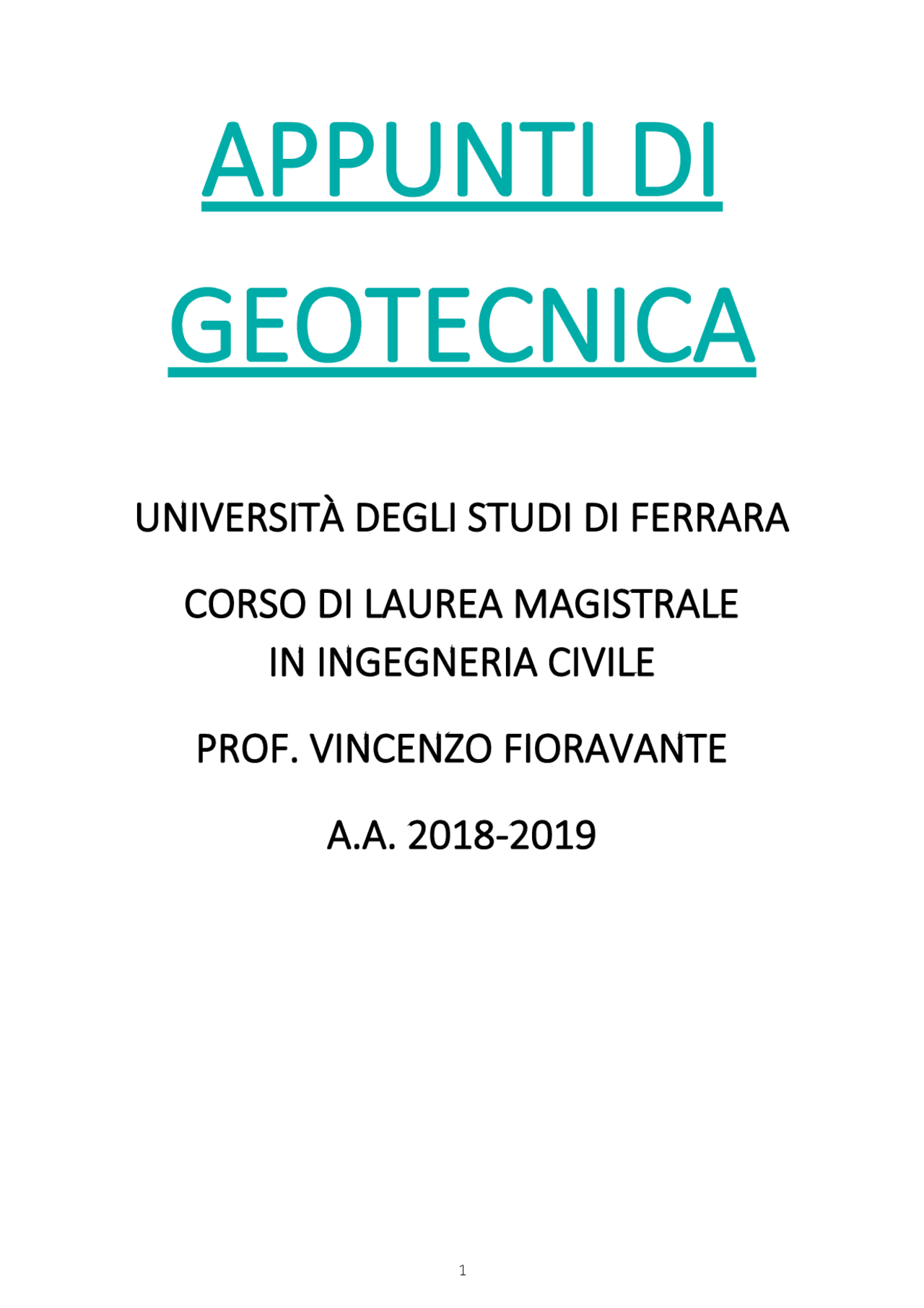 Geotecnica Per Ingegneria Civile Corso Completo Docsity