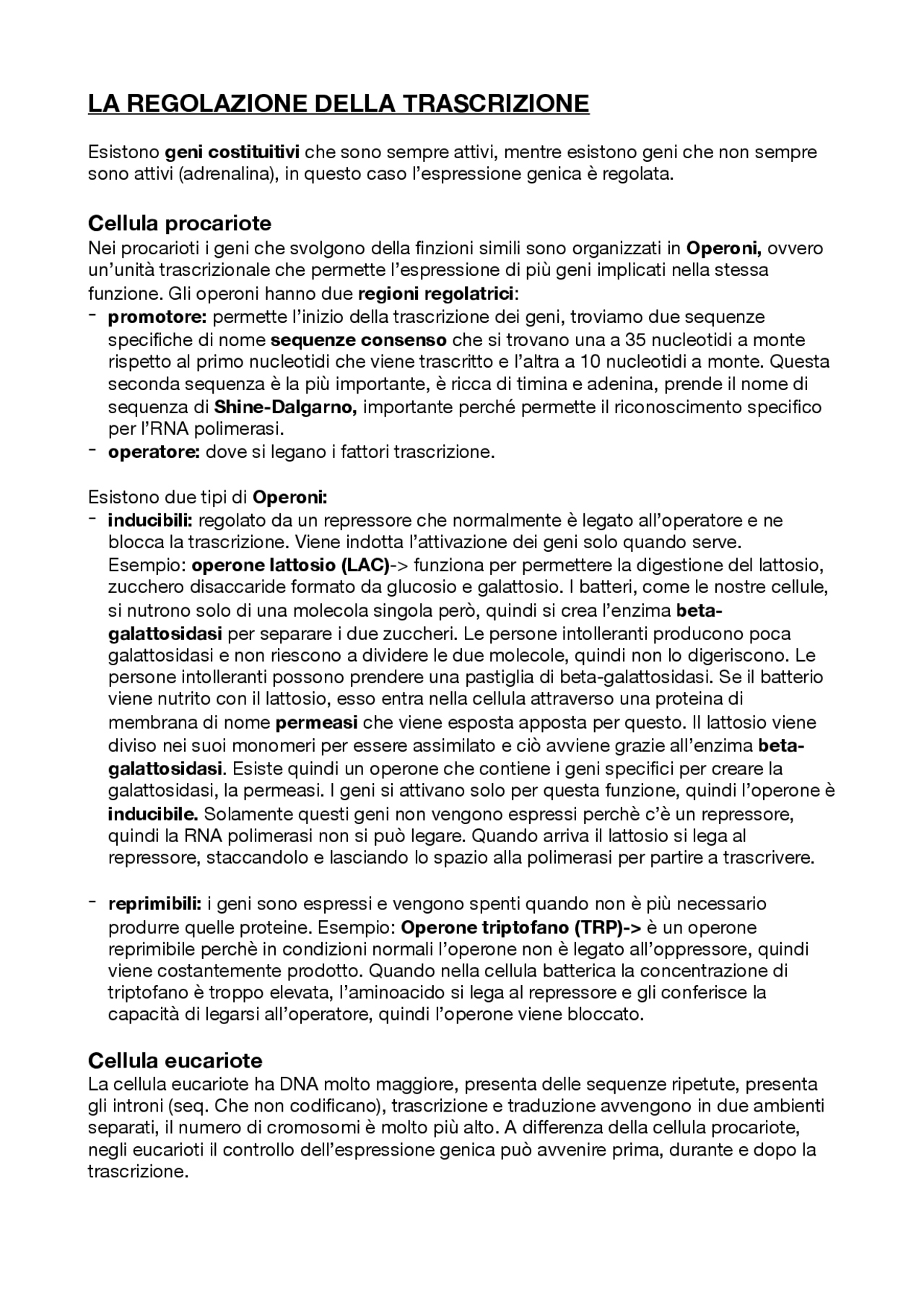 Operoni Virus E Batteri Liceo Scientifico Docsity