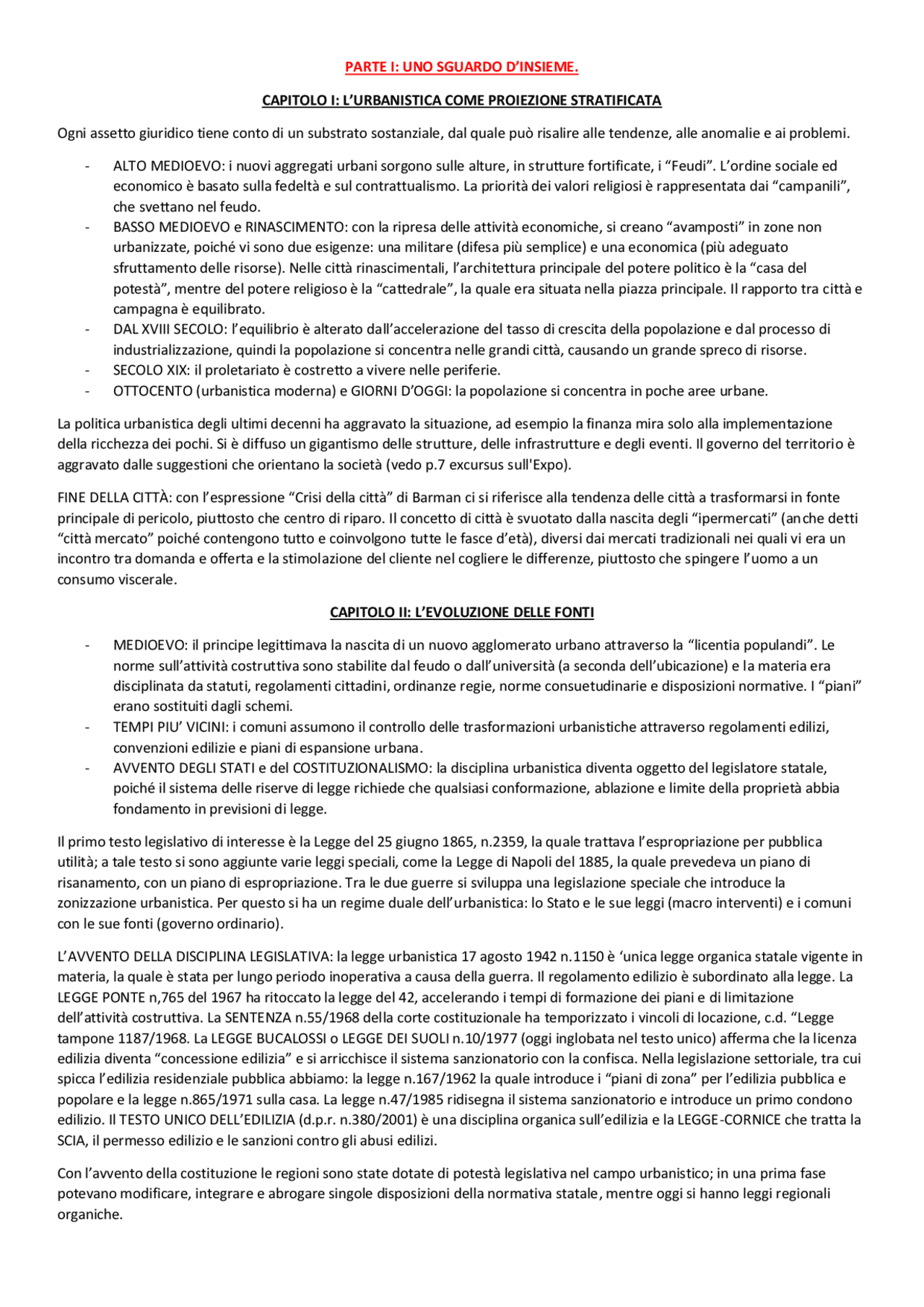 Manuale Di Diritto Urbanistico Sintesi Del Corso Di Diritto