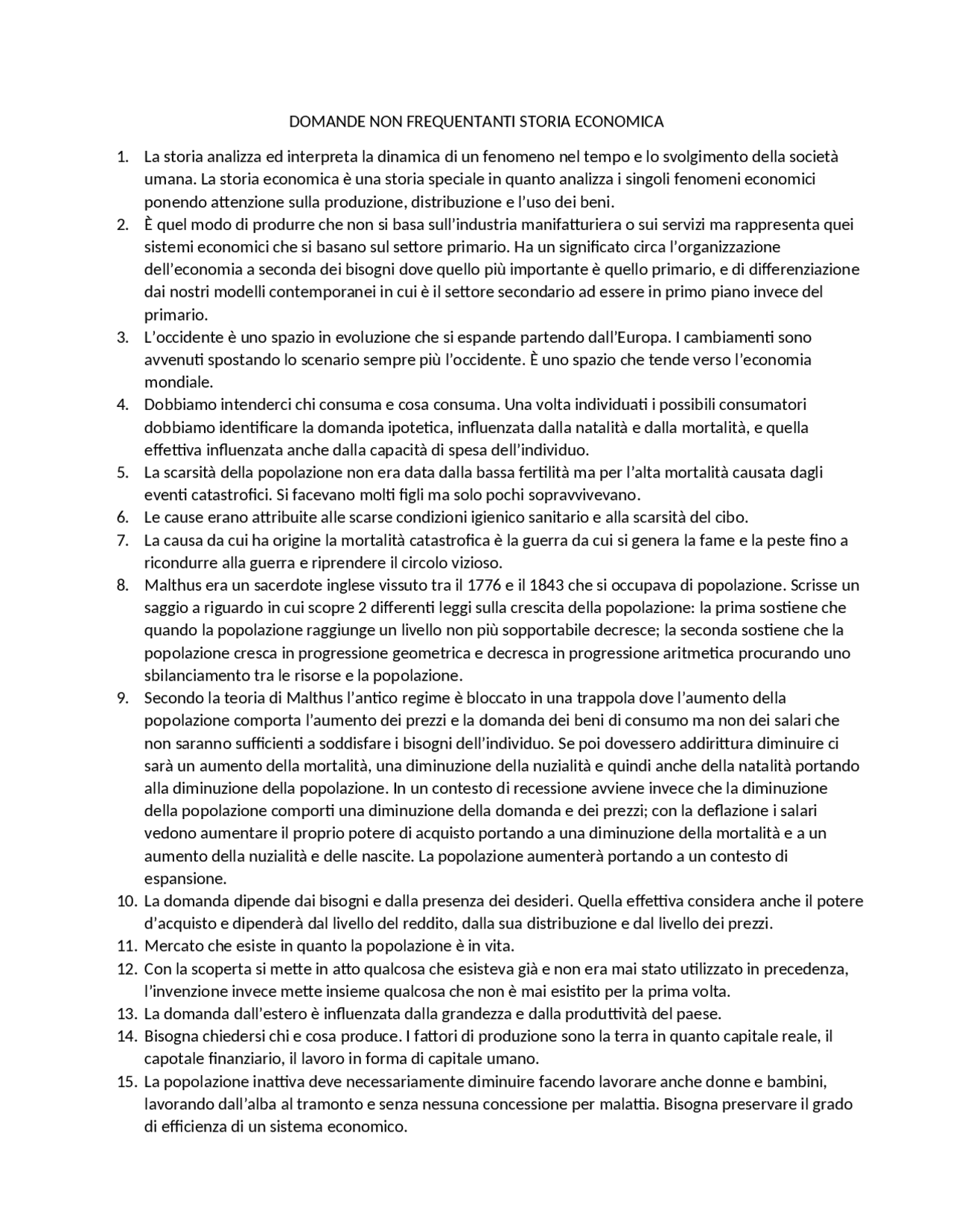 Domande Non Frequentanti Prof Cafaro Guide Progetti E Ricerche Di