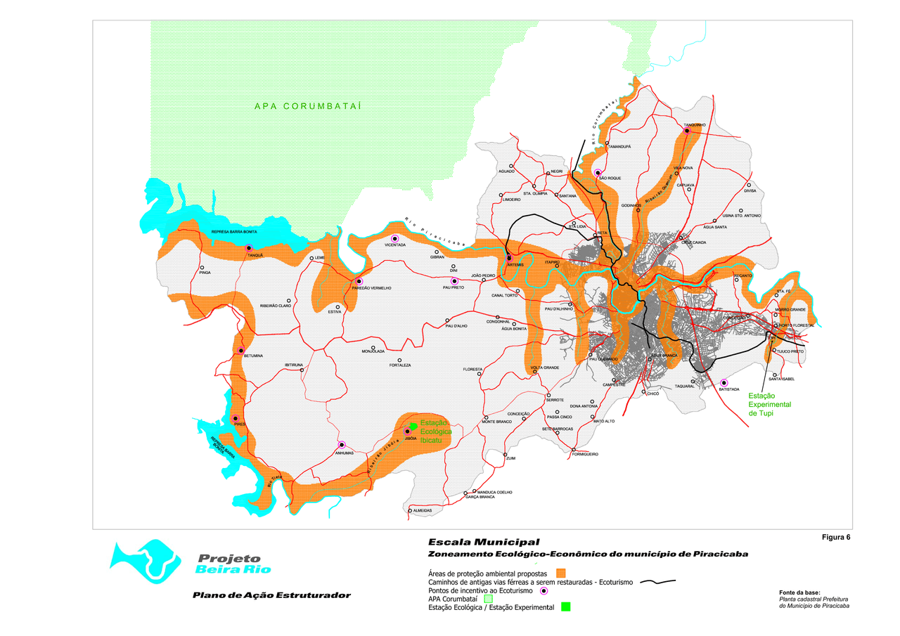 Projeto beira rio na cidade de piracicaba - Docsity