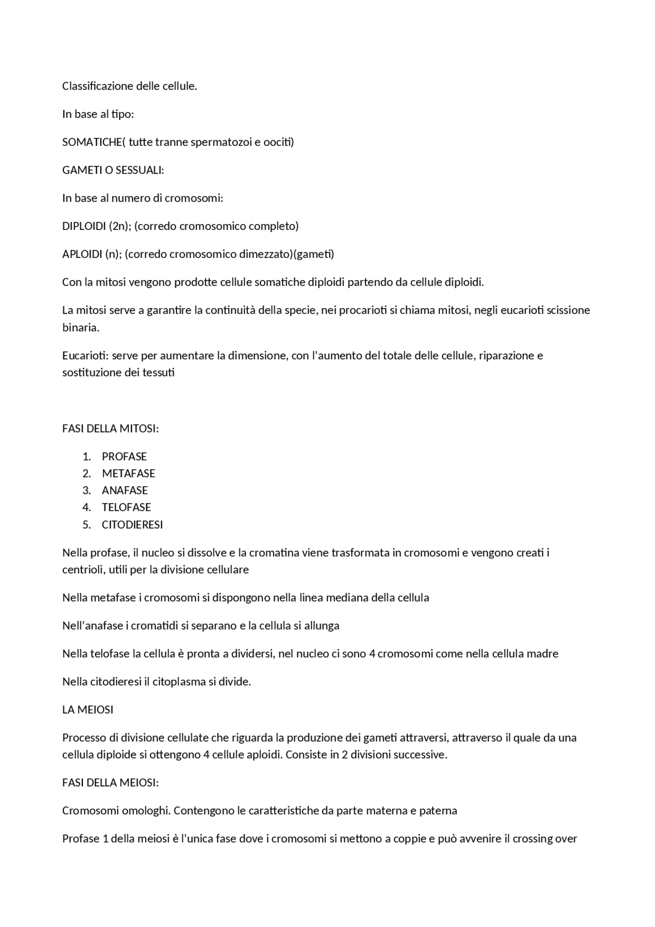 Appunti Biologia Su Dna Docsity