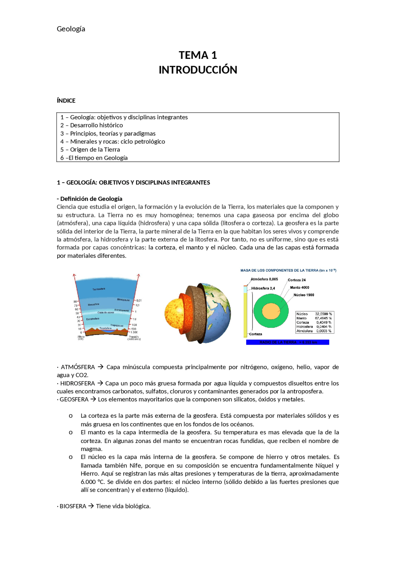 Apuntes Sobre Geología Docsity