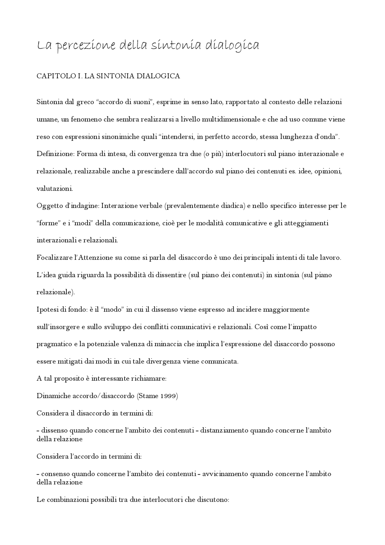 Materiale Riassunto Per La Preparazione Dellesame Con La Riccioni