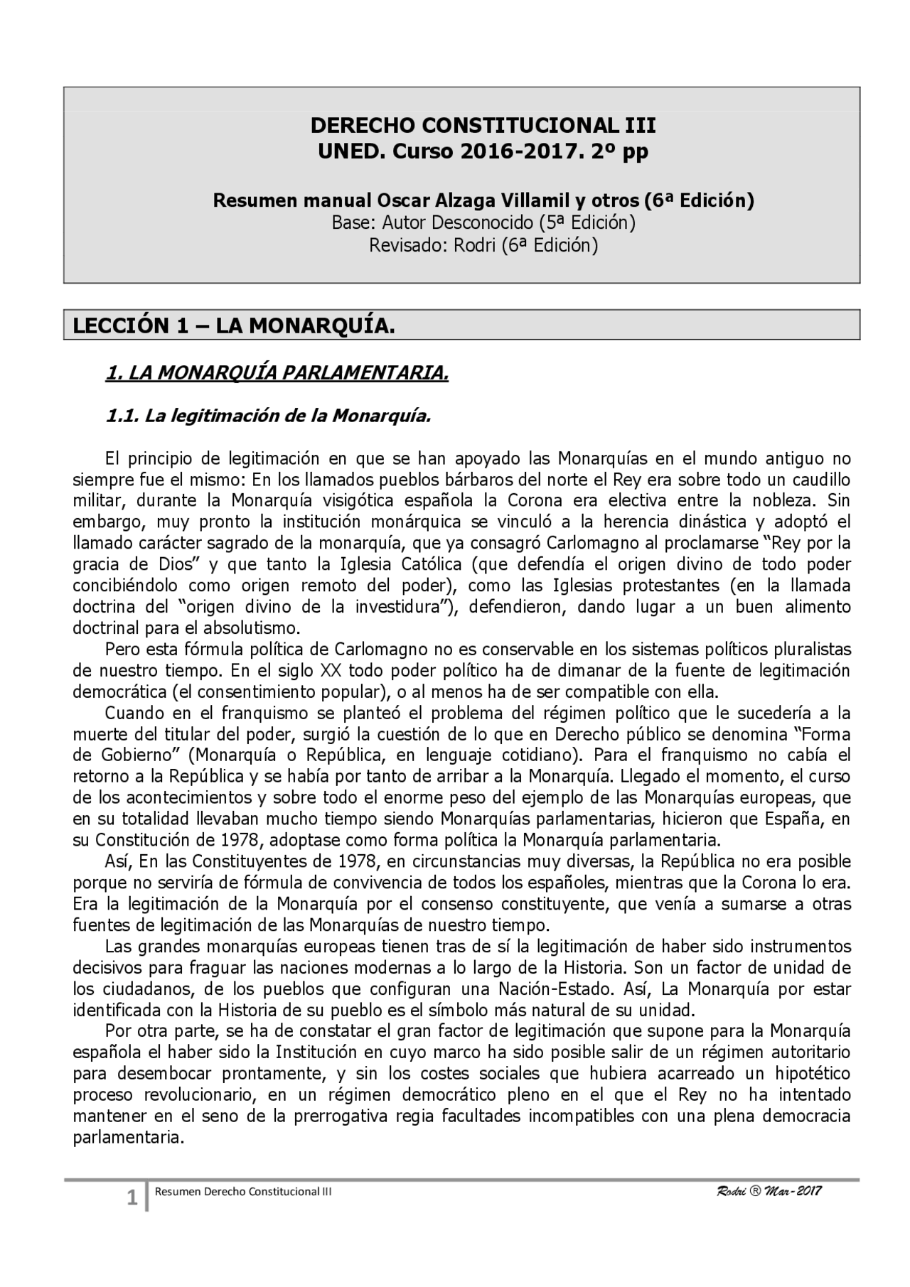 Derecho Constitucional Iiiuned Docsity