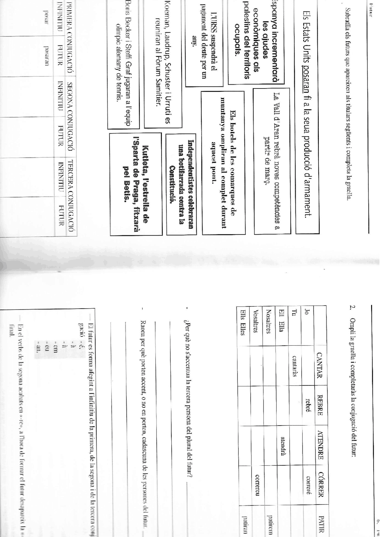 Ejercicios Valenciano Ejercicios De Valenciano Docsity