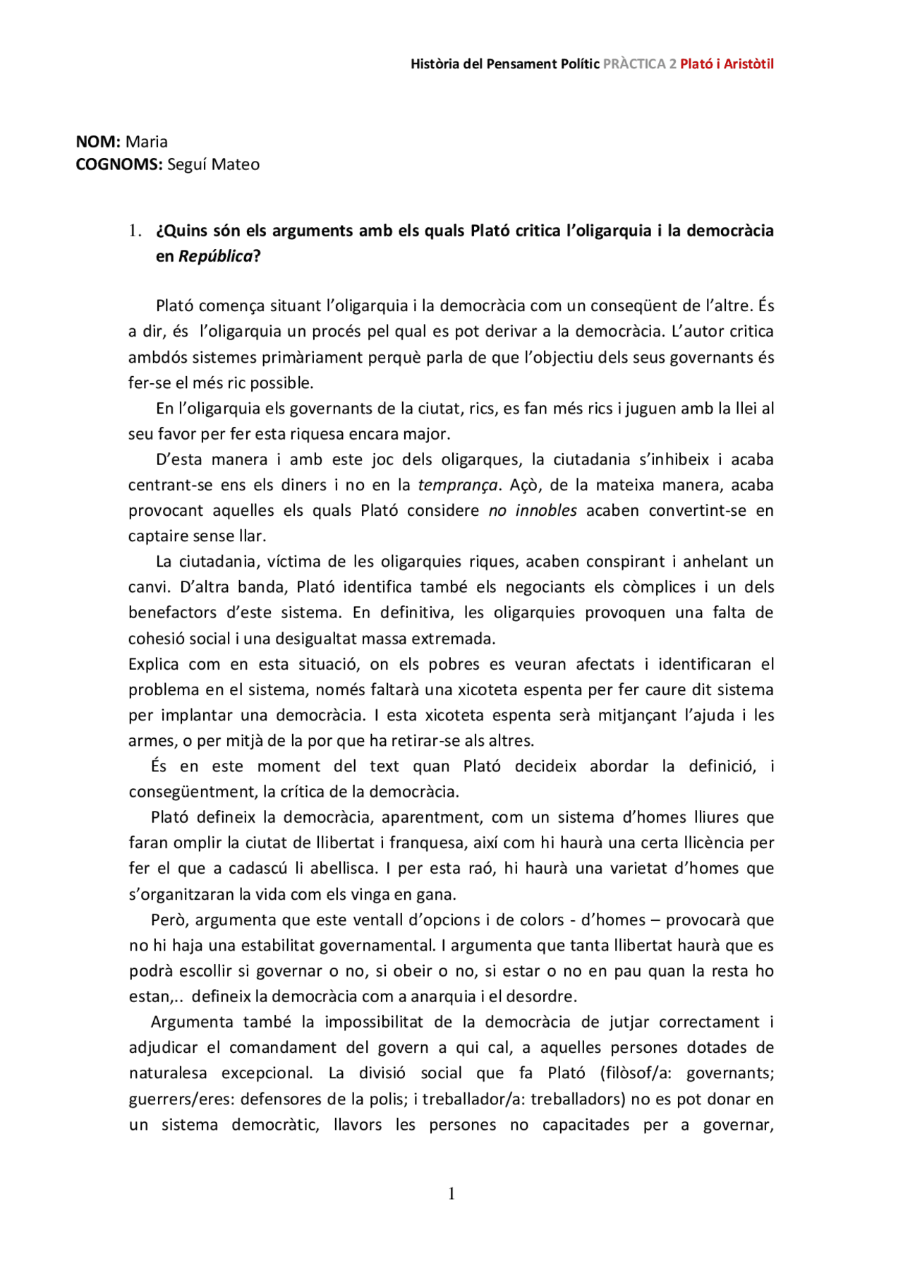 Pràctica 2 HPP. 2n CCPP i AP (uv) - Docsity