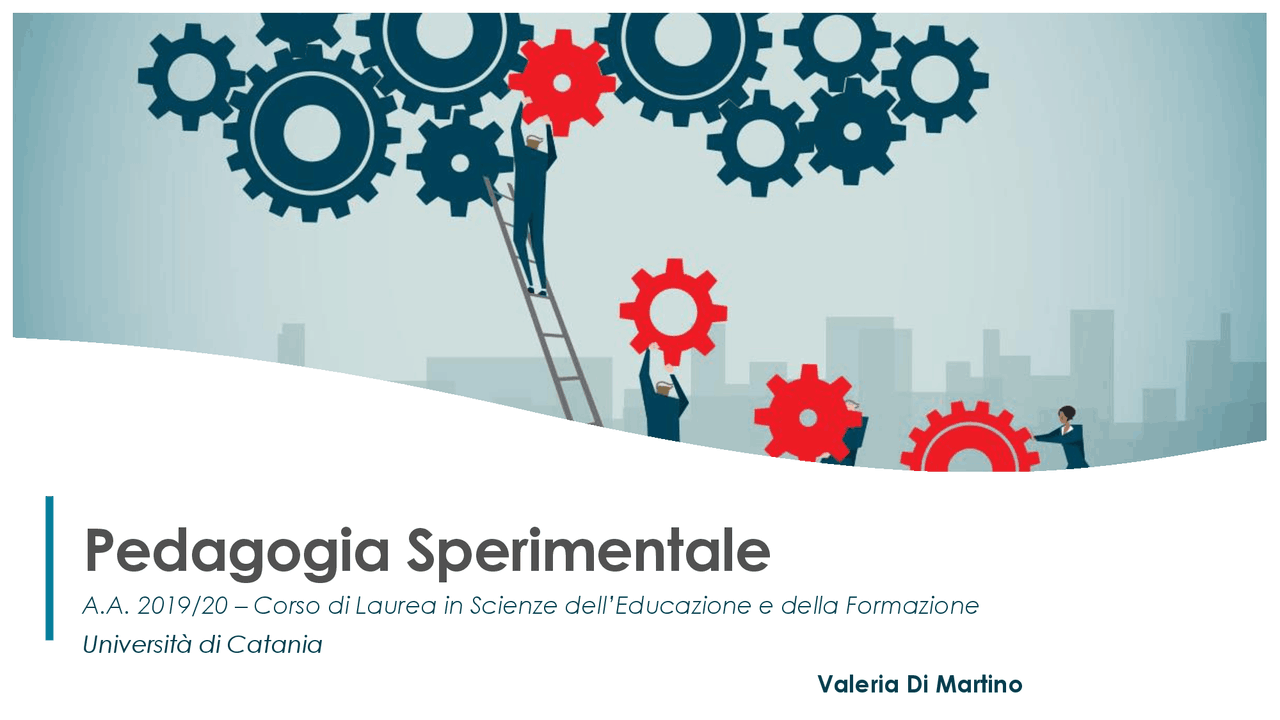 Pedagogia Sperimentale Docsity