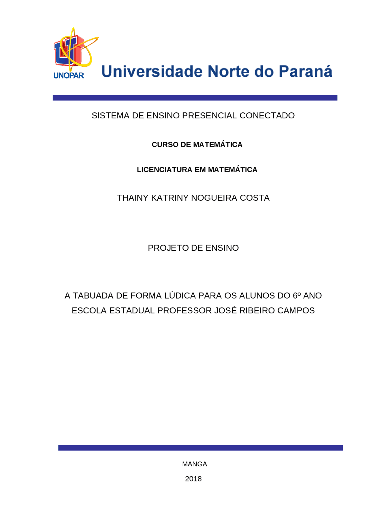 Trabalho Em Grupo Unopar Docsity