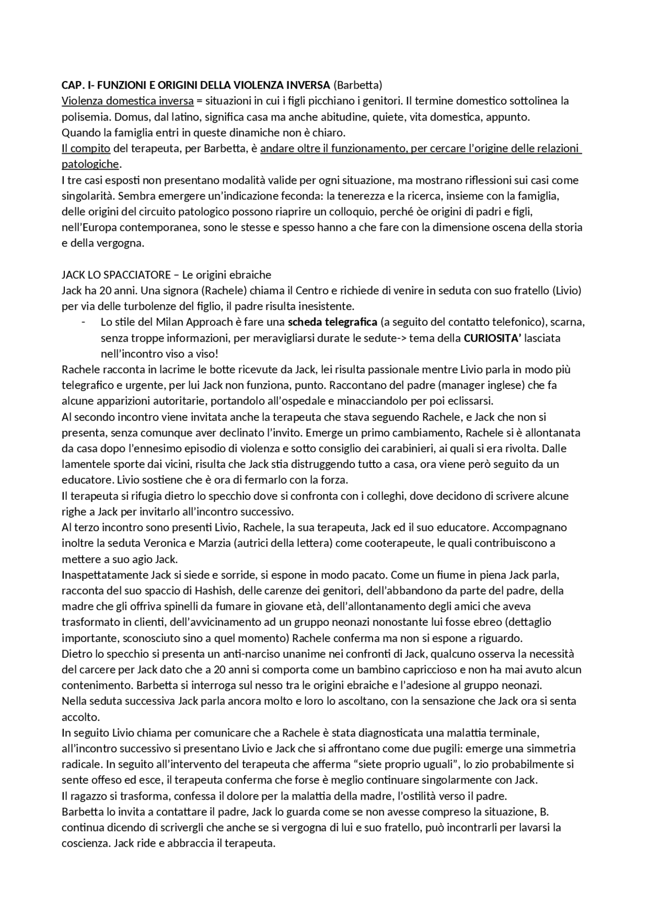 Riassunto Complessità E Psicoterapia Docsity