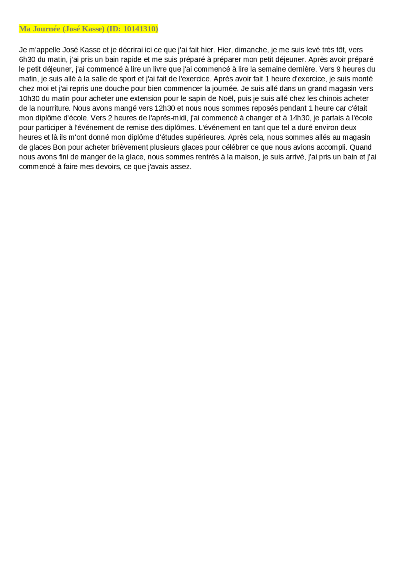 La Joune de Ka Ka Le pUse - Docsity